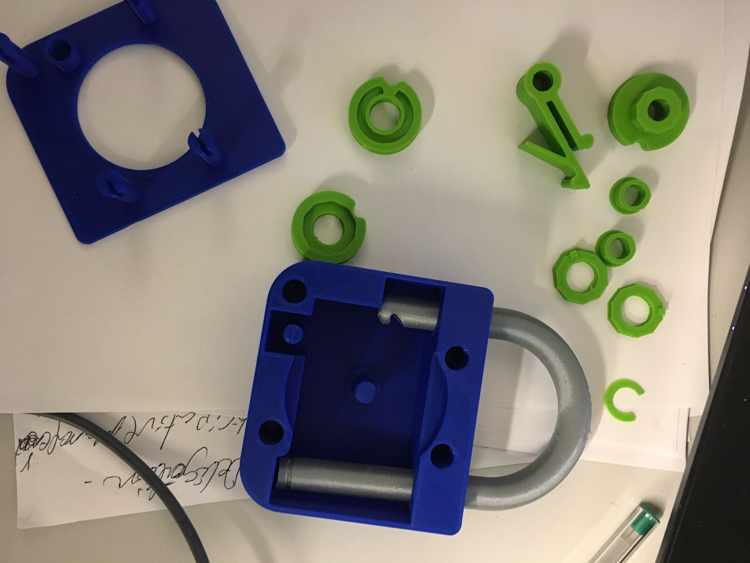 Fully 3D Printed Combination Lock With Changeable Combination : 11 ...