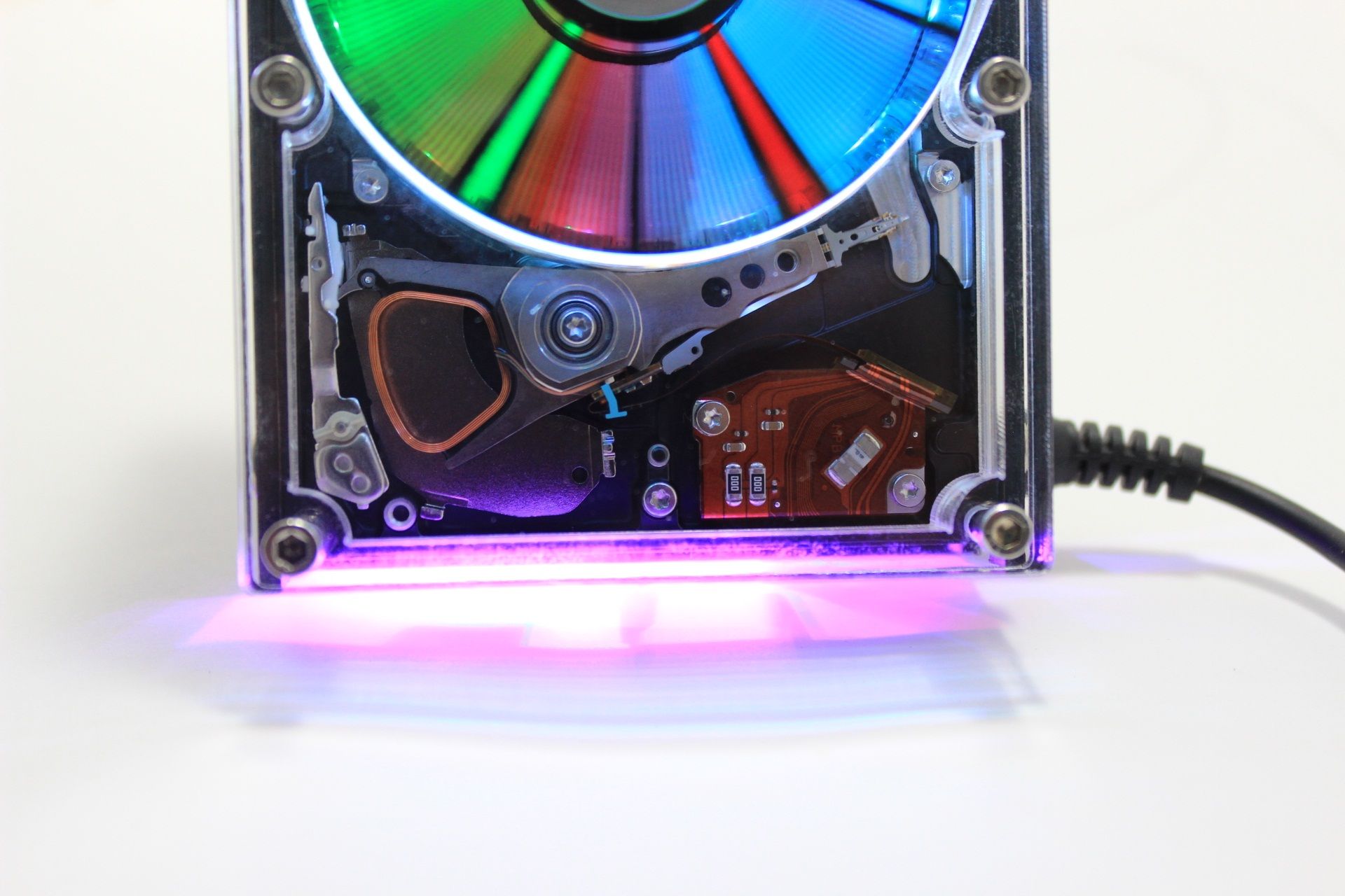 Recycled Hard Drive Clock - FuneLab : 26 Steps (with Pictures ...