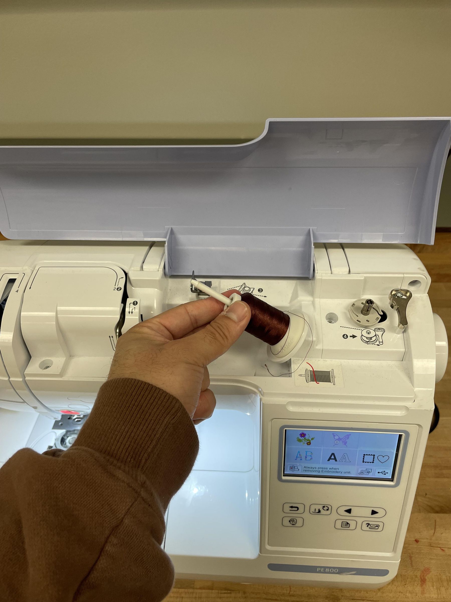 Getting Started With the Brother PE800 Embroidery Machine : 8 Steps ...