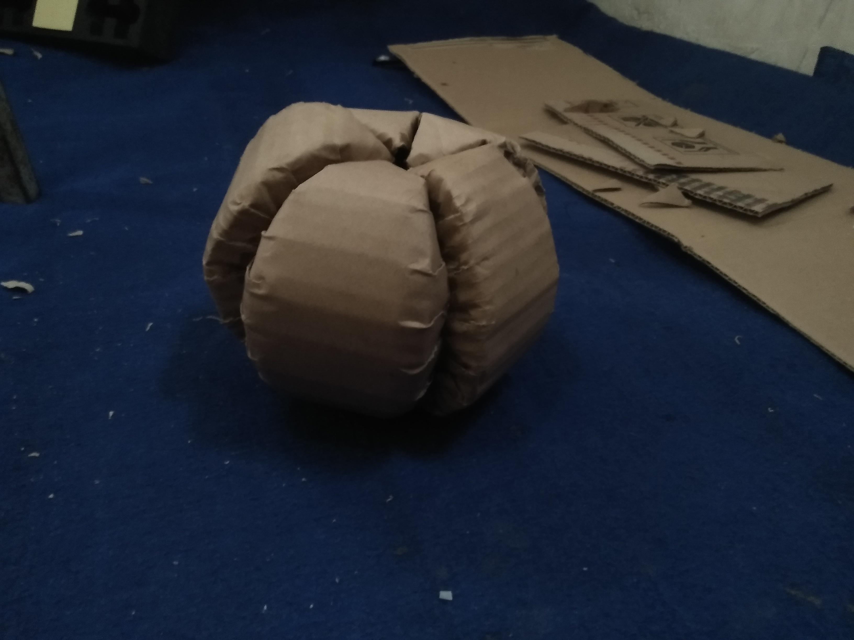 Pumpkin Made From Cardboard : 7 Steps (with Pictures) - Instructables