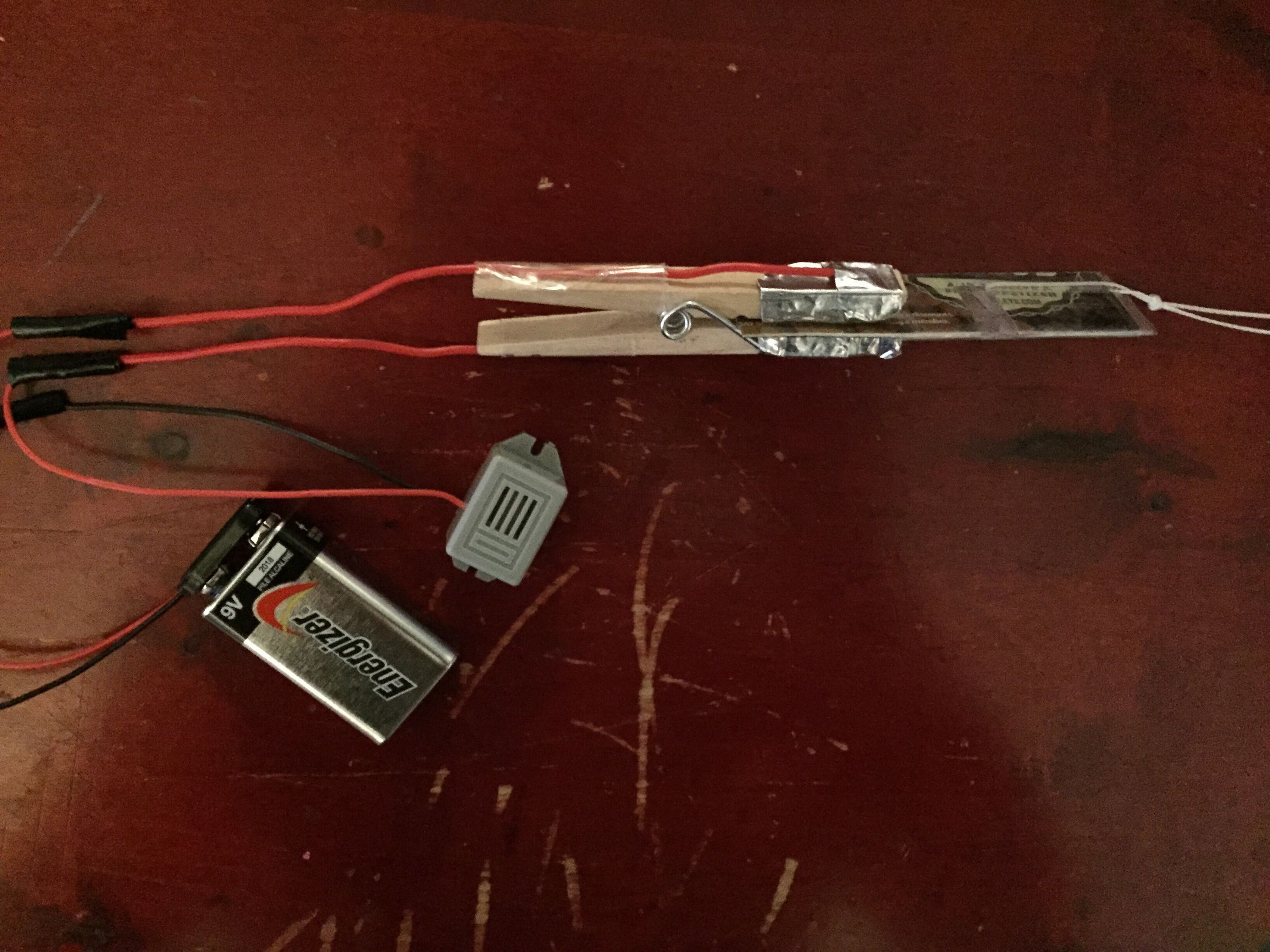 Trip Wire Alarm - Clothespin Activated : 14 Steps (with Pictures ...