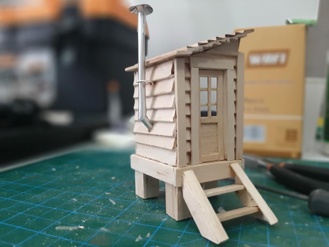Western Wooden House Using Popsicle Stick : 3 Steps (with Pictures ...