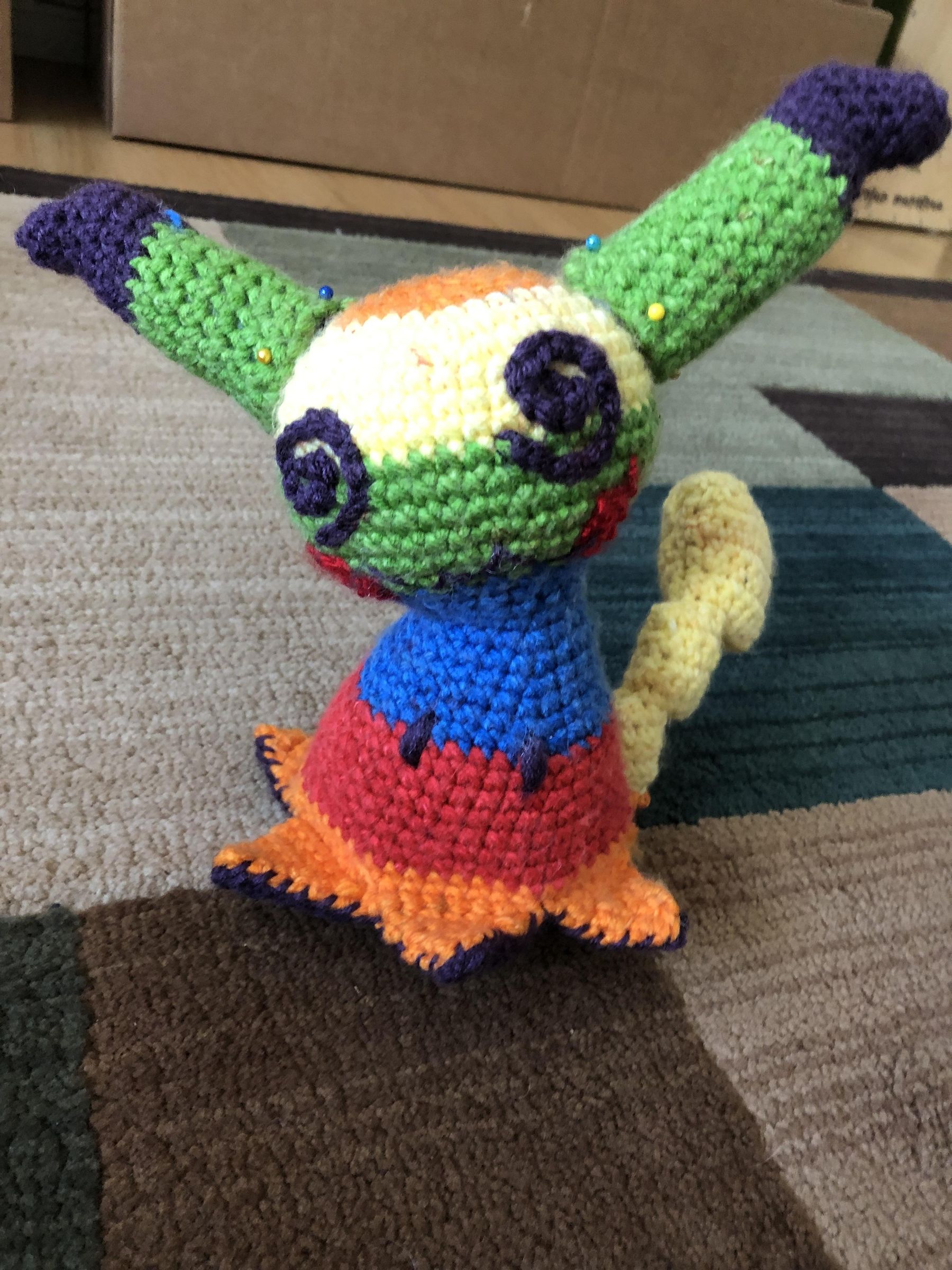 Rainbow Mimikyu! Free Crochet Pattern : 7 Steps (with Pictures ...