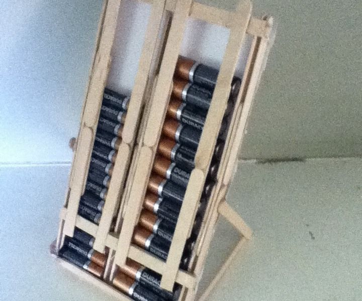 Battery Organizer : 7 Steps - Instructables