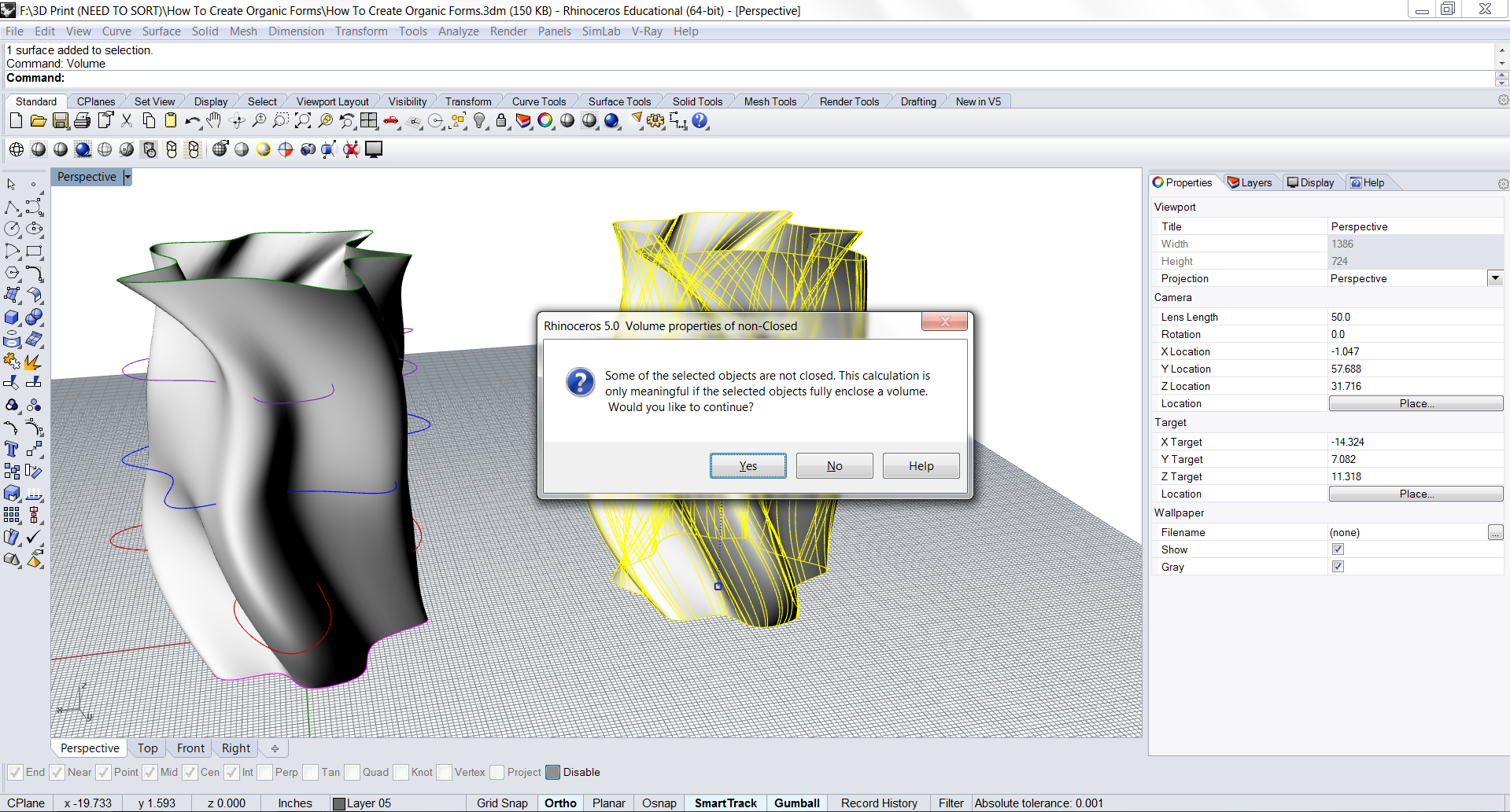 How to Create 3D Printed Organic Forms and Vases : 23 Steps (with ...