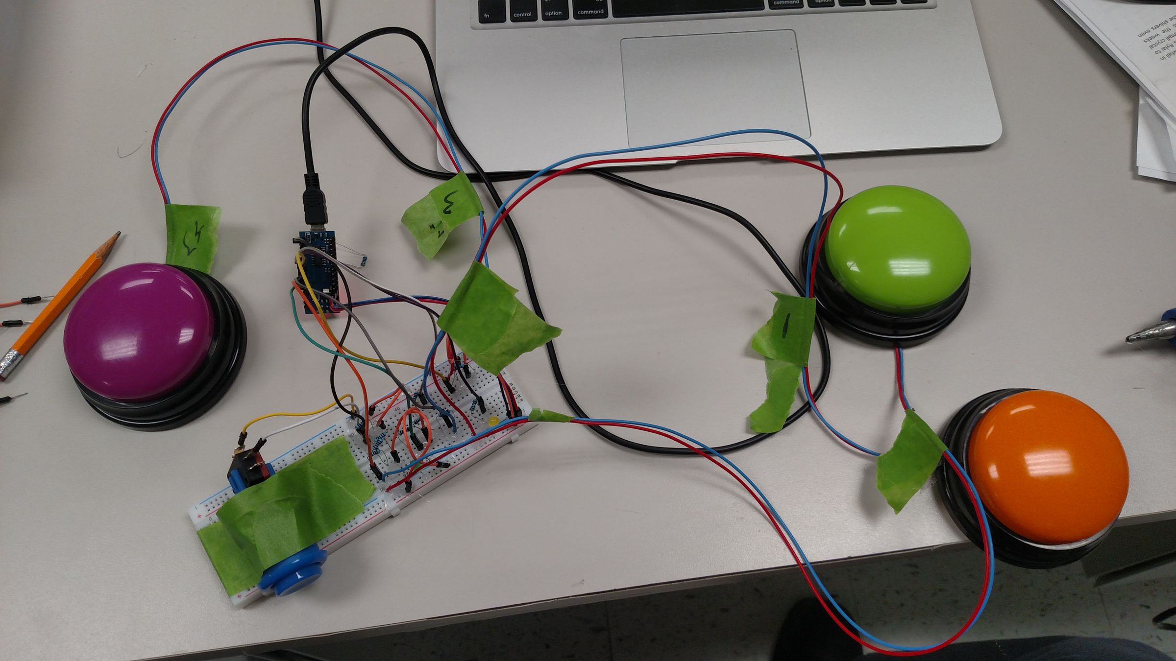 Quiz Game Controller Using "Lights and Sounds Buzzers" and Arduino : 5 ...