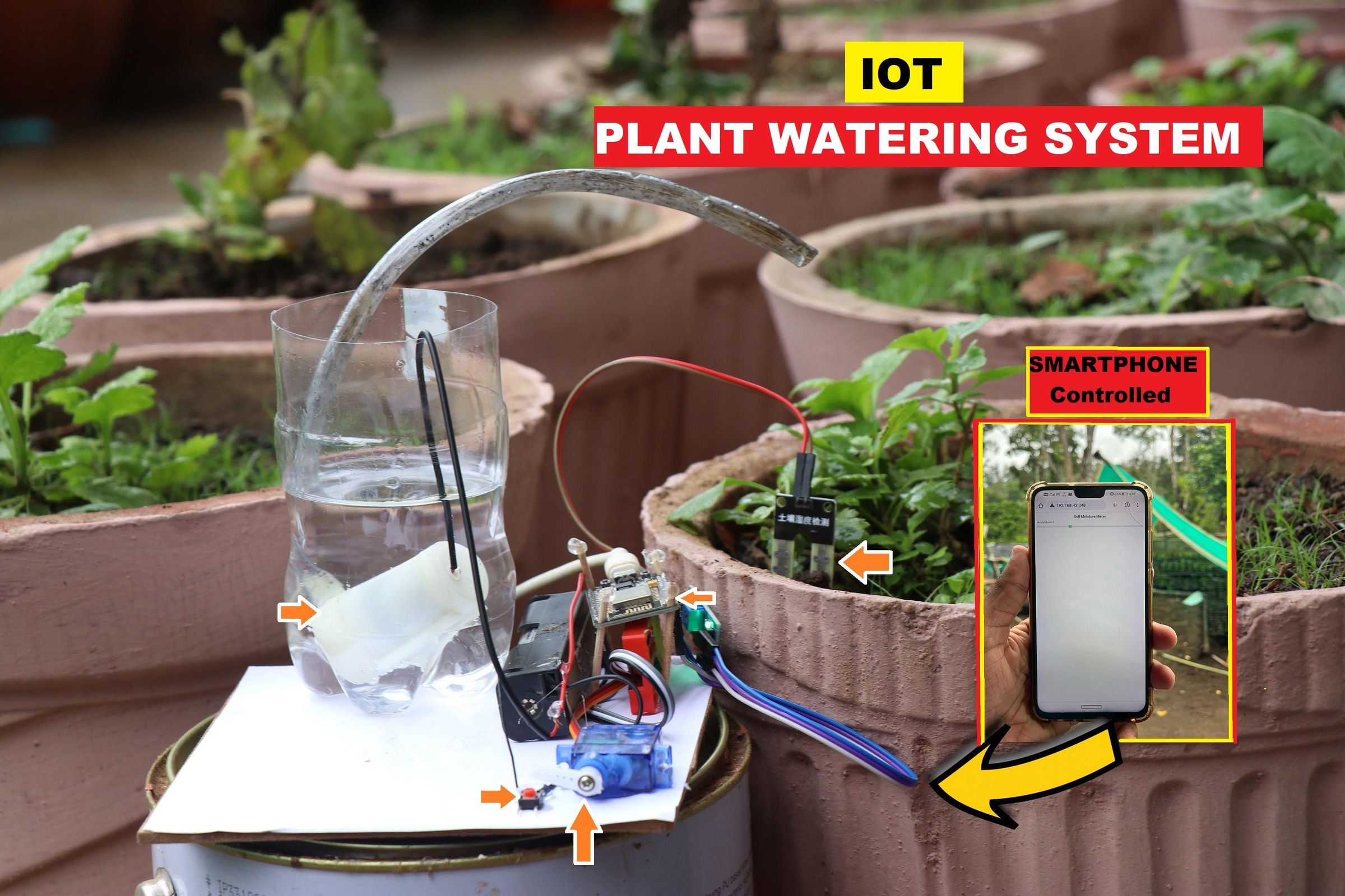 How To Make Iot Plant Watering System With Web Server Monitoring : 7 