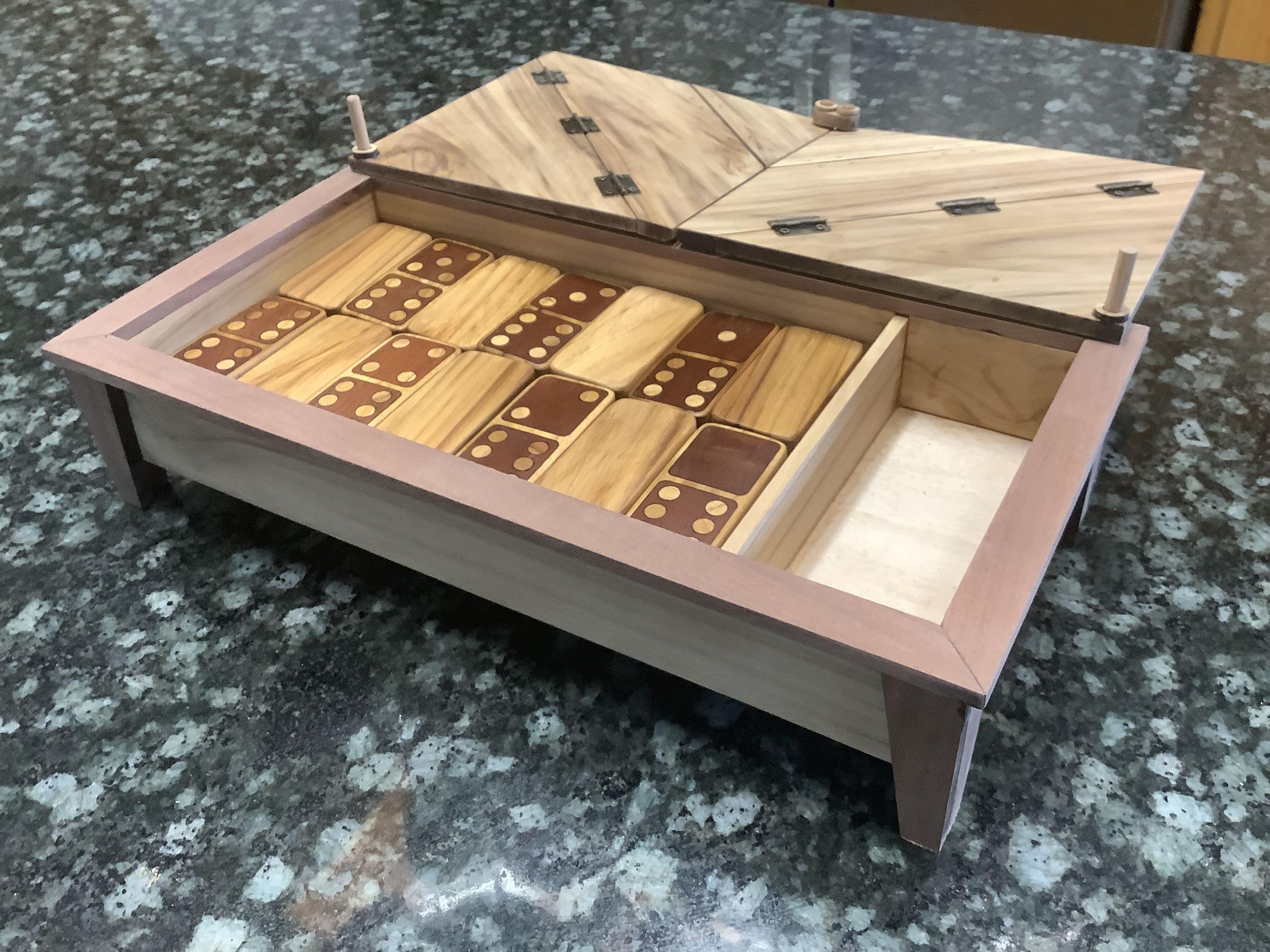 Teak and Walnut Inlaid Domino Set : 6 Steps (with Pictures) - Instructables