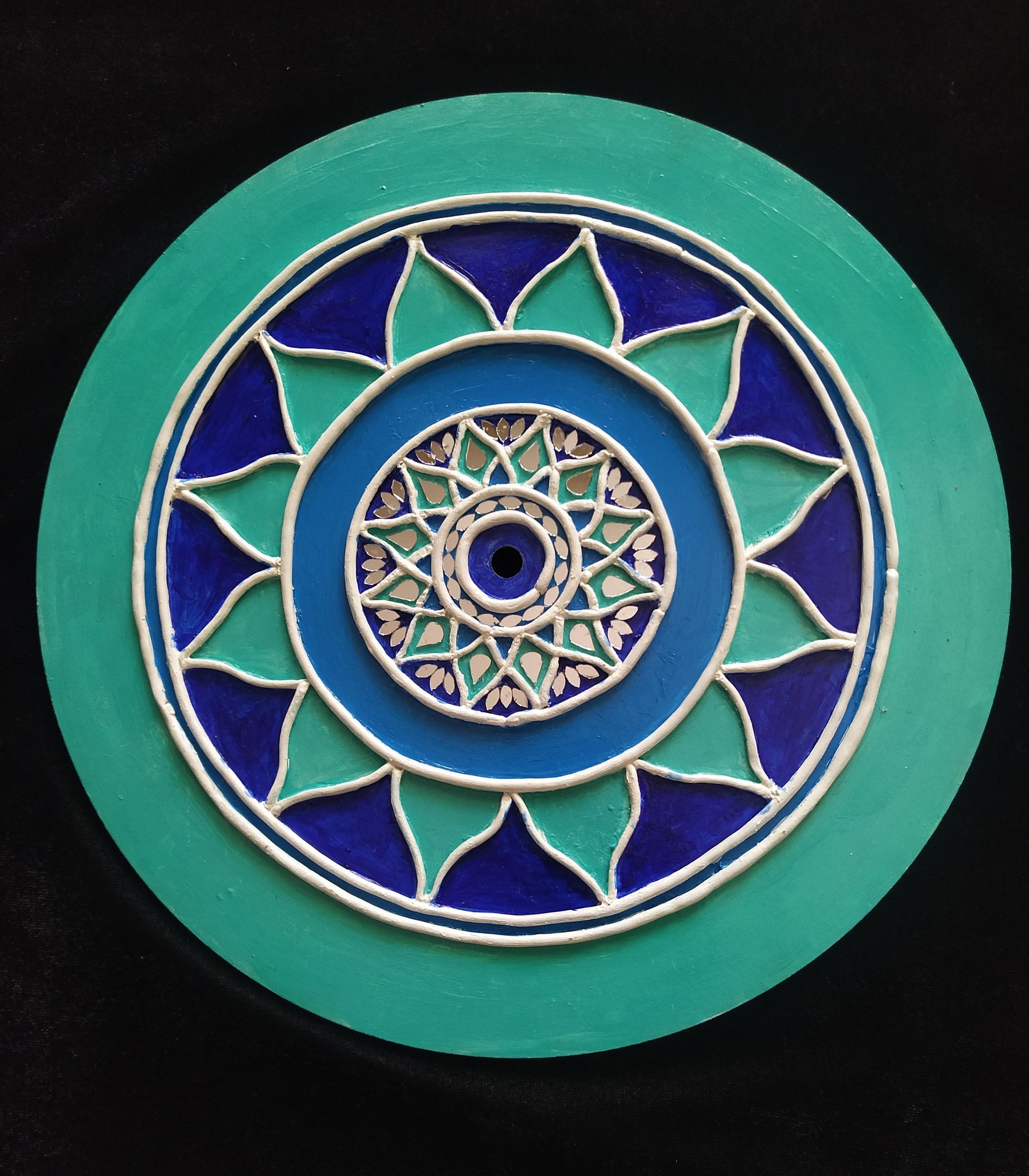 Blue Lippan Art Wall Clock : 24 Steps (with Pictures) - Instructables
