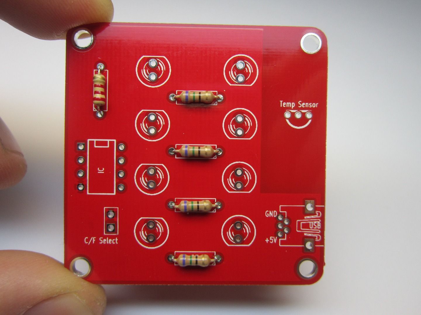 Binary Thermometer 2.0 : 7 Steps - Instructables