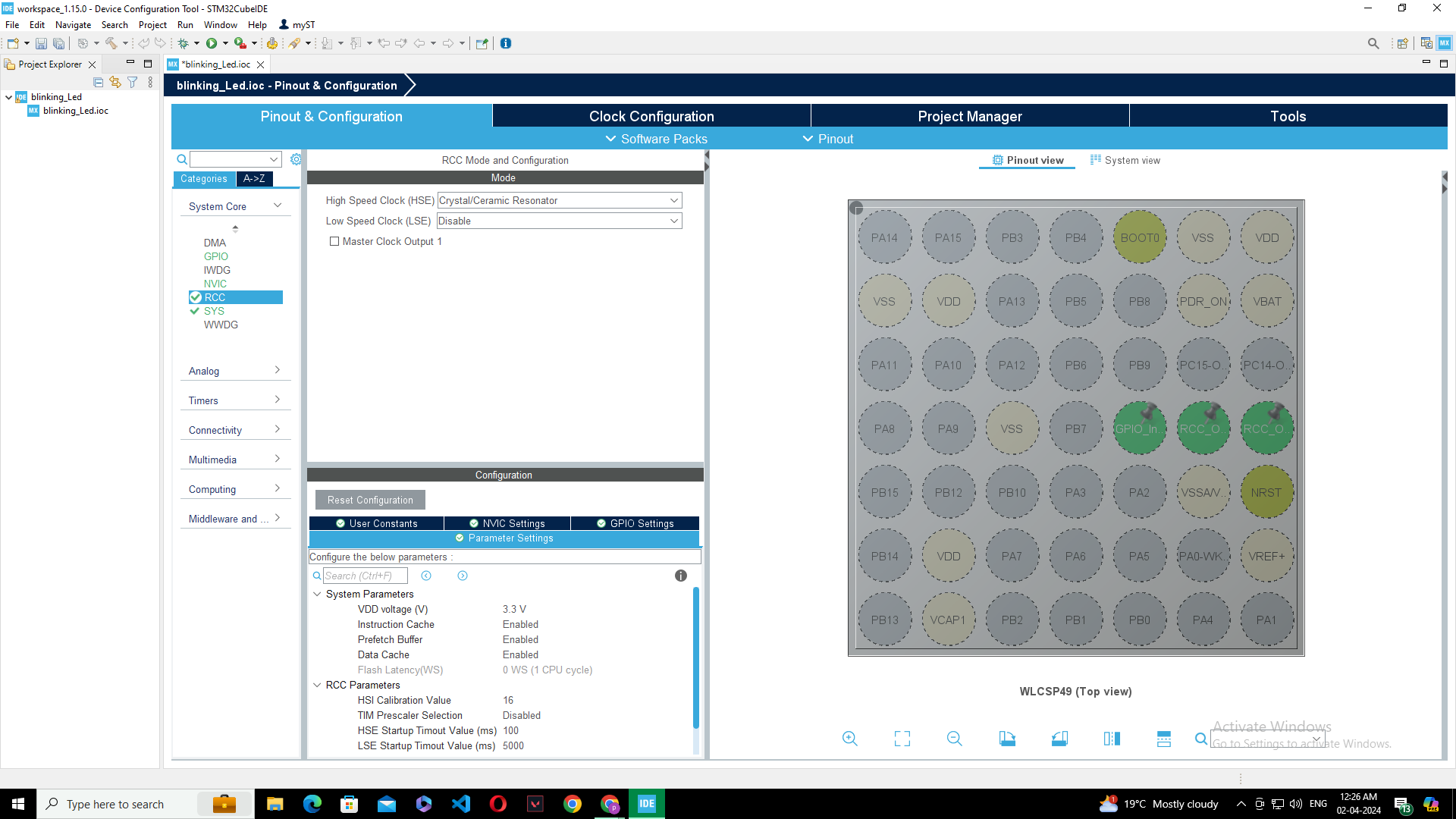 Blinking of Onboard Led Using STM32-Black Pill : 12 Steps - Instructables
