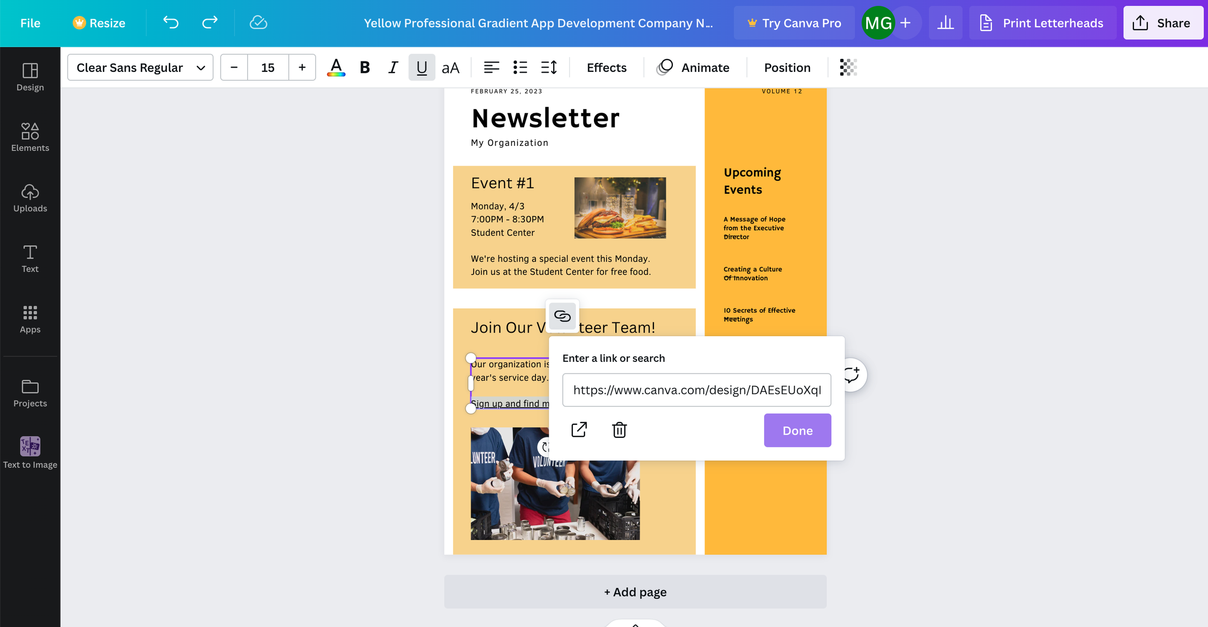 How to Make a One-page Newsletter on Canva : 6 Steps - Instructables