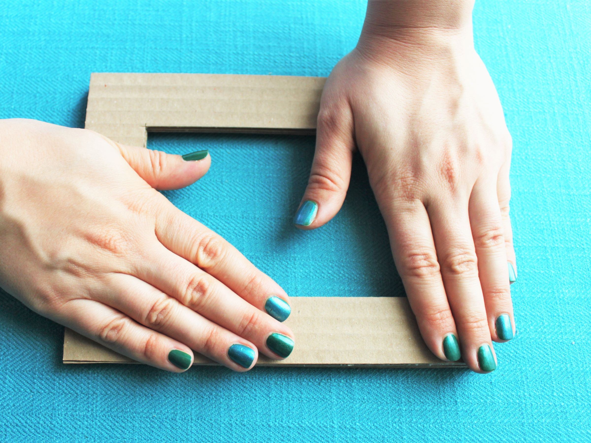 DIY PICTURE FRAME From Cardboard and Decorative Materials : 14 Steps ...