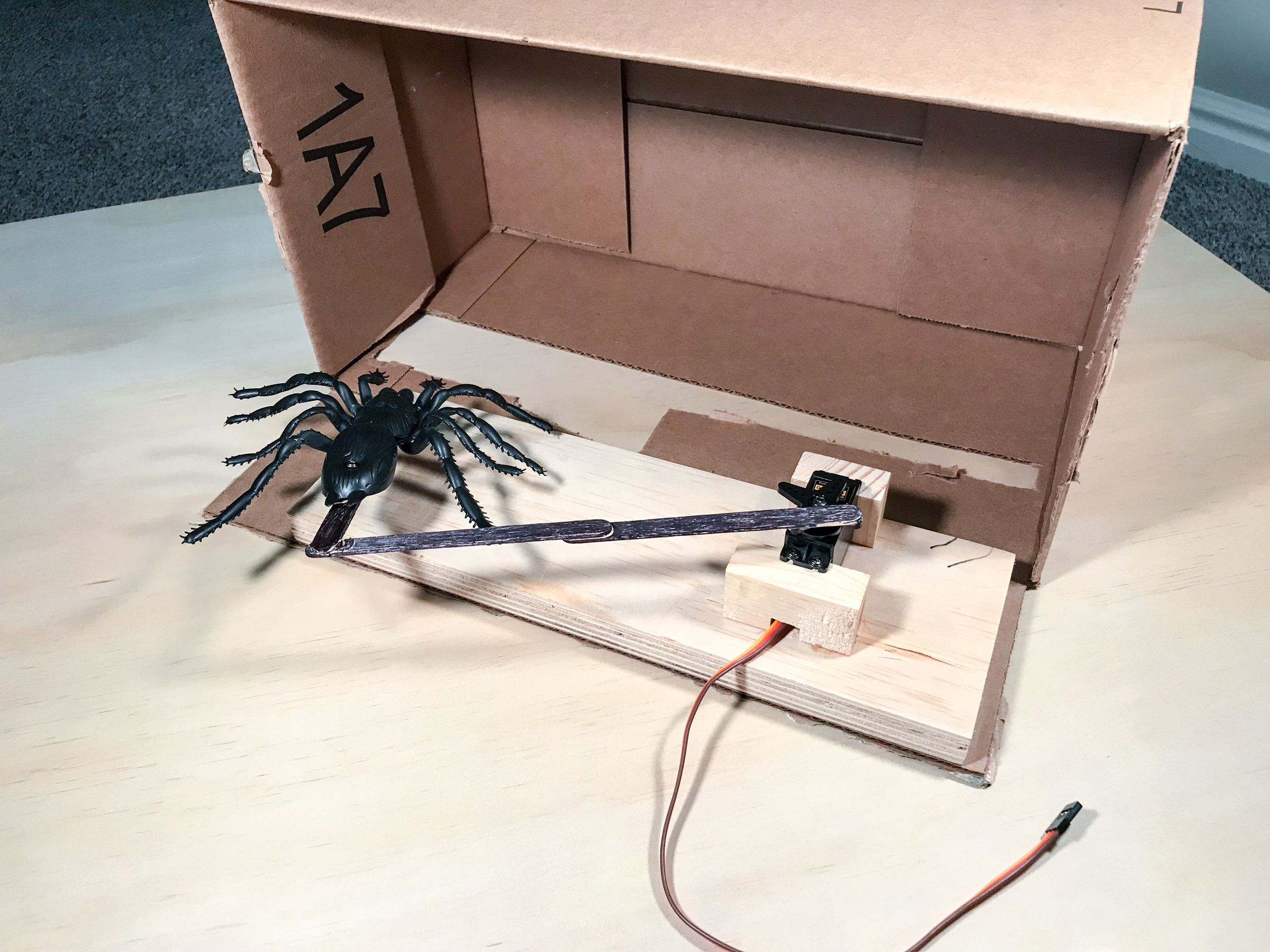 Arduino Automated Spider Prank : 7 Steps (with Pictures) - Instructables