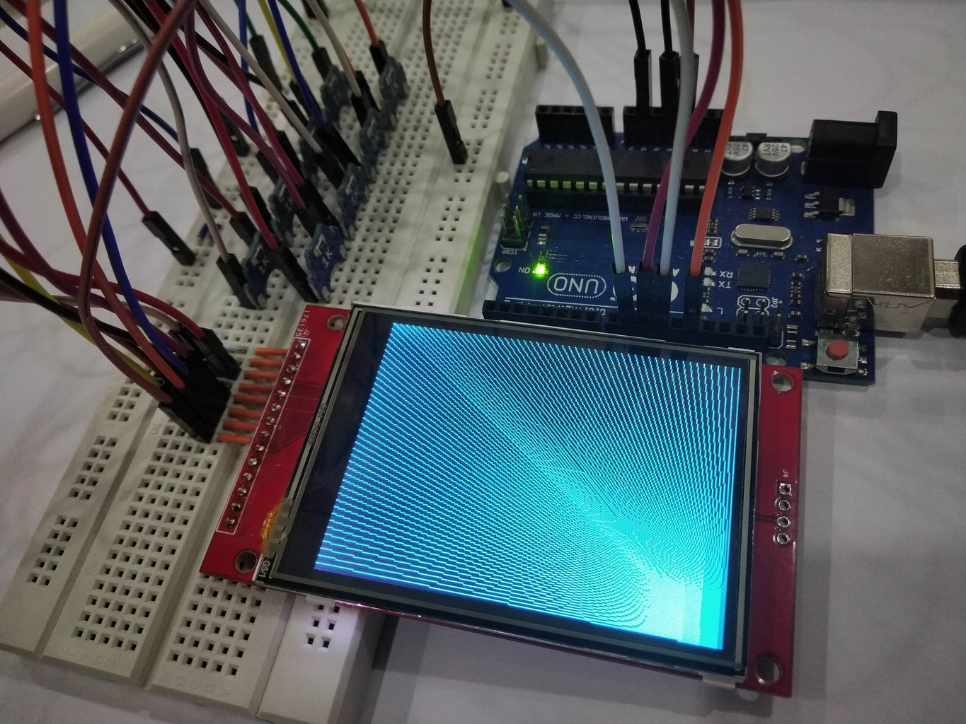 Graphics Test Ili9341 Tft Lcd Spi Display 6 Steps Instructables