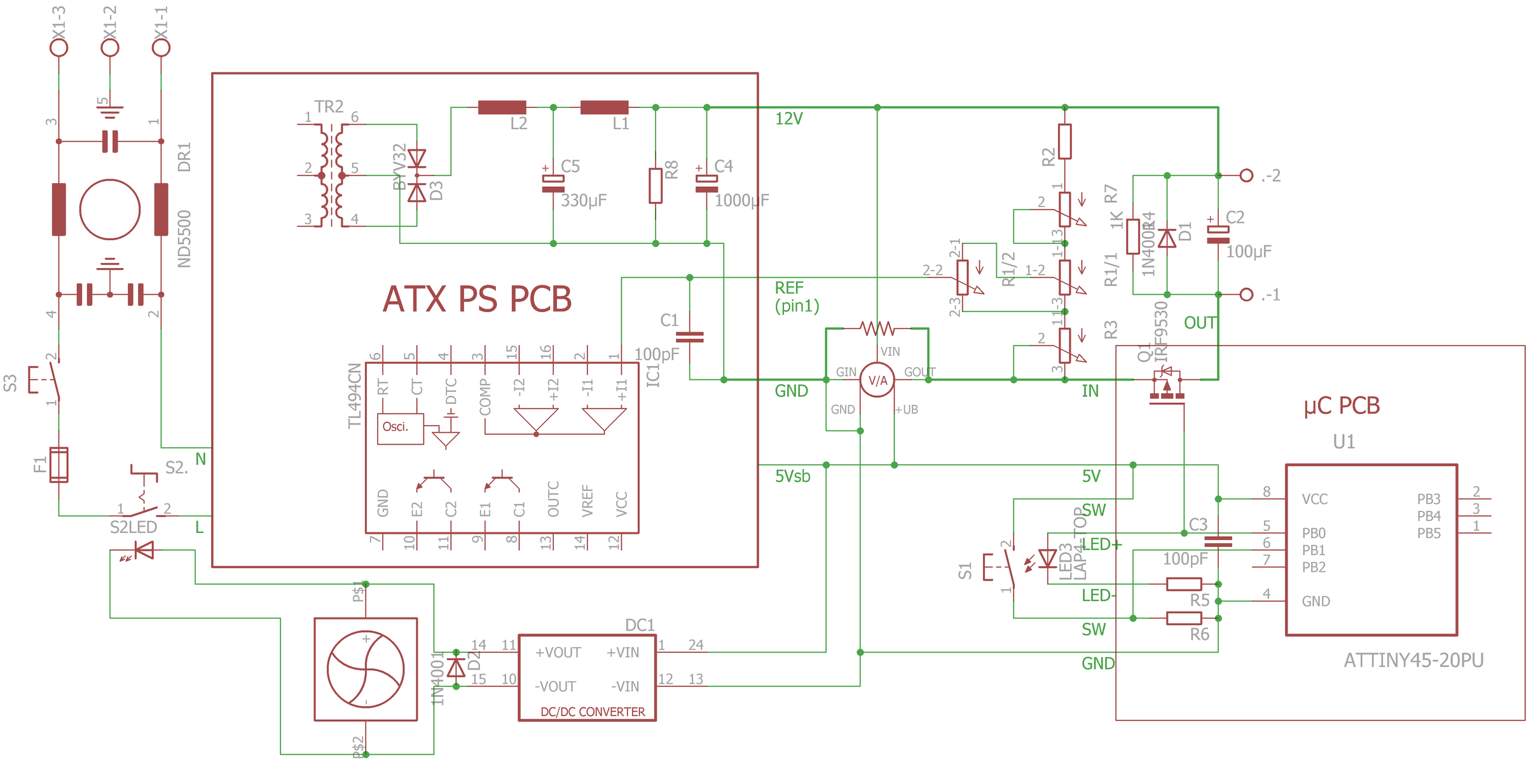 Adjustable High Current Lab SMPS Out of a Standard ATX PS : 17 Steps ...