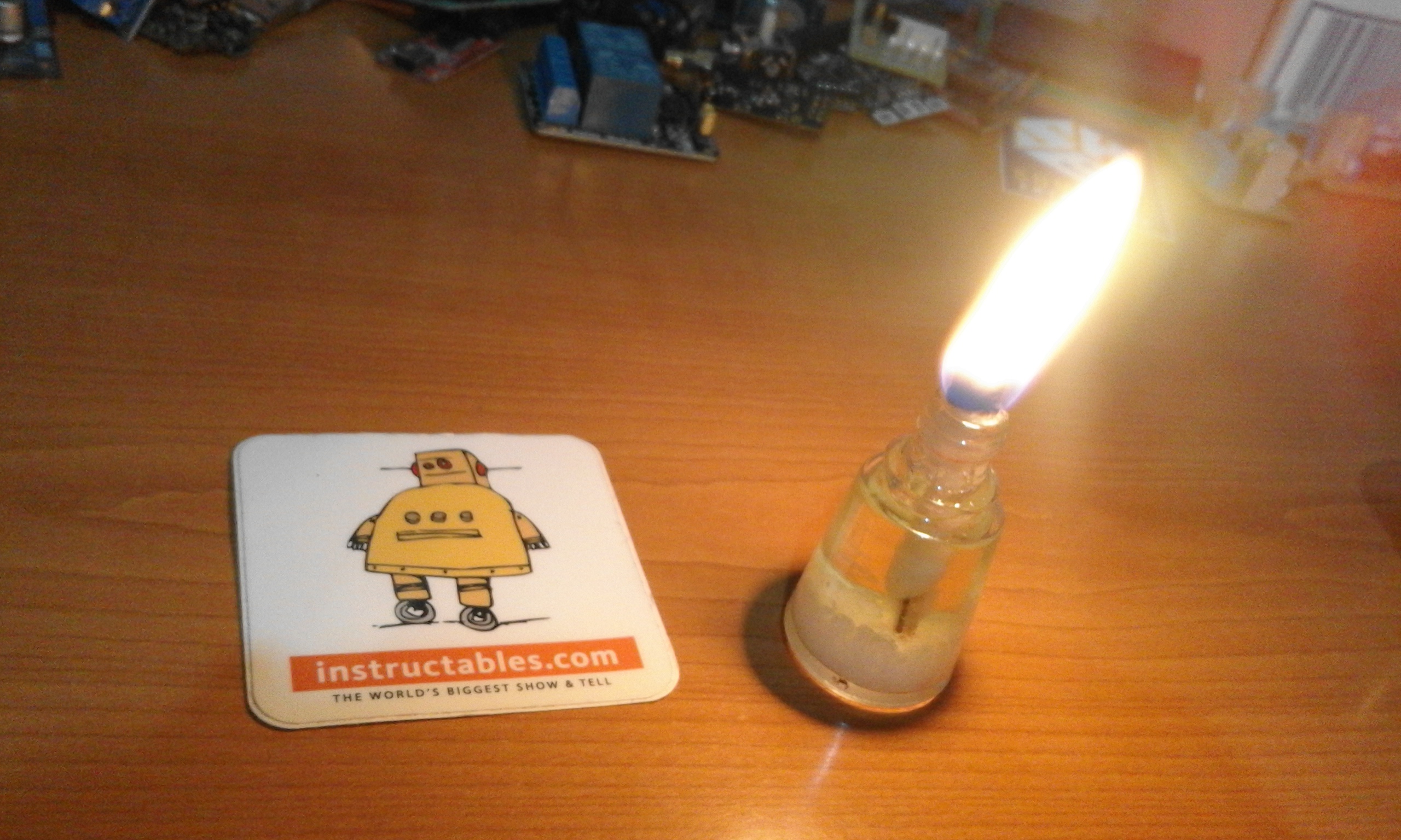 Cooking Oil Powered Lamp : 9 Steps (with Pictures) - Instructables