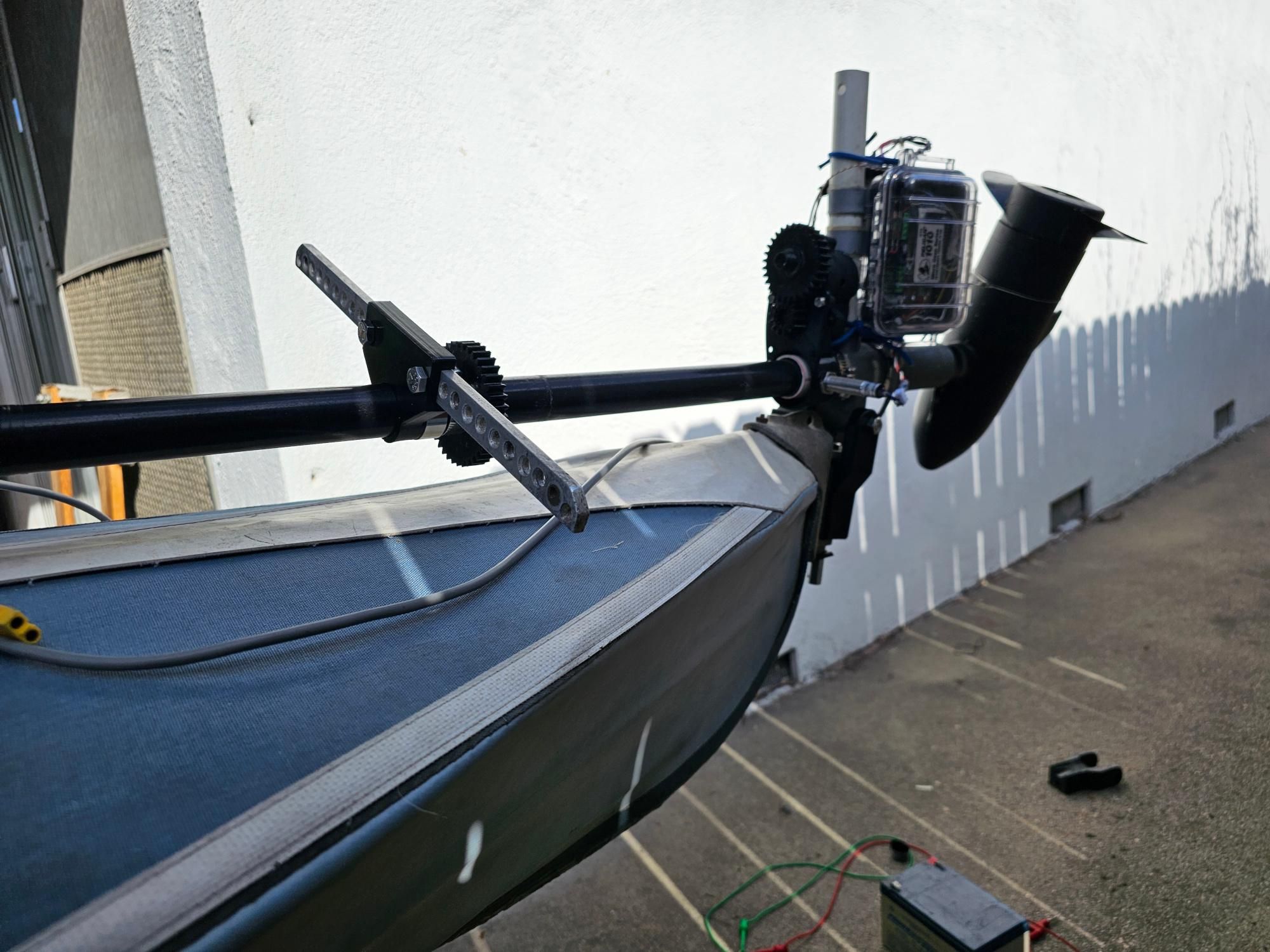 Remote Stow Trolling Motor for 2 Person Kayak - Instructables