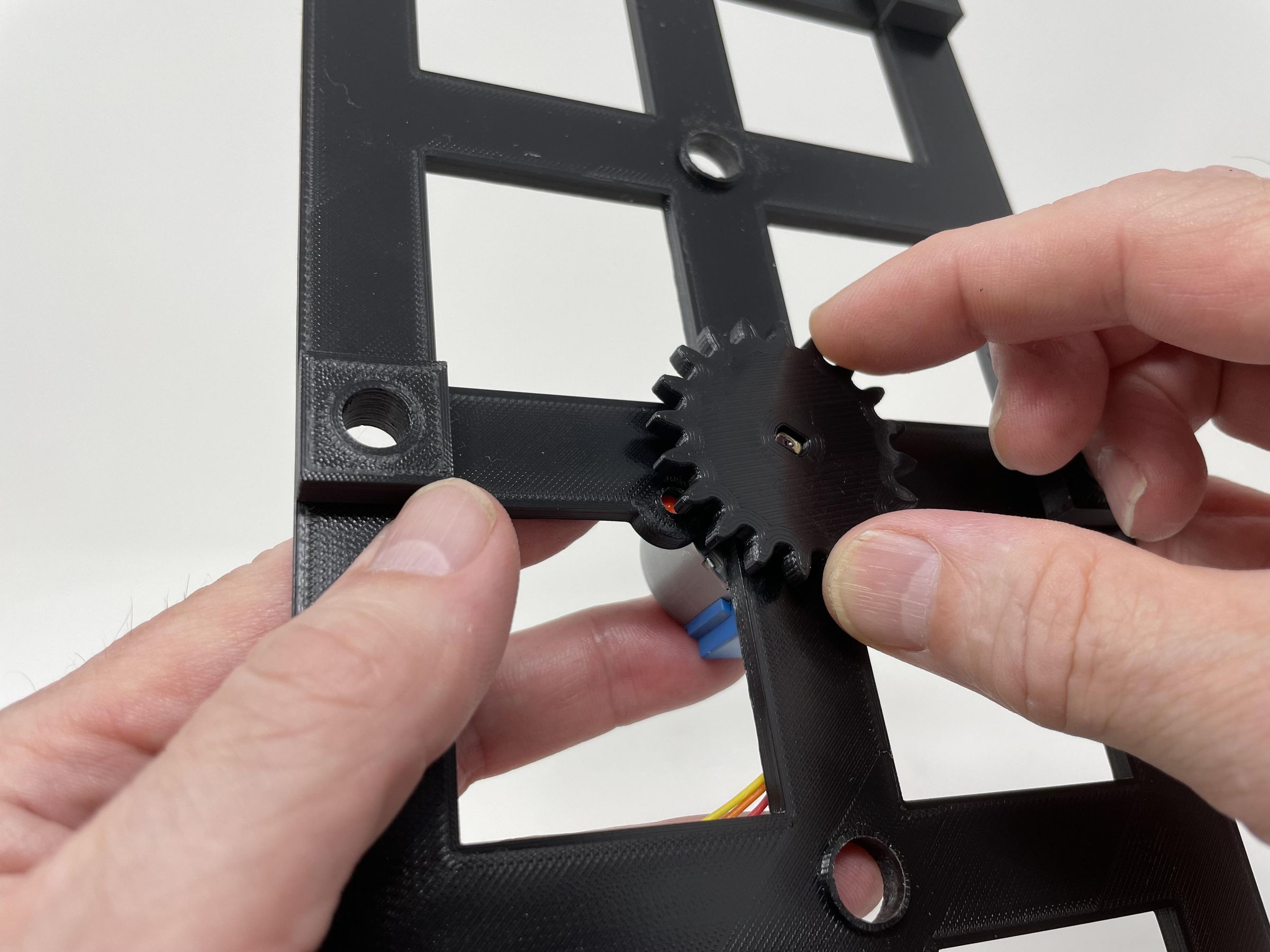 A 3D Printed Seven Segment Electro-Mechanical Single Motor Driven ...
