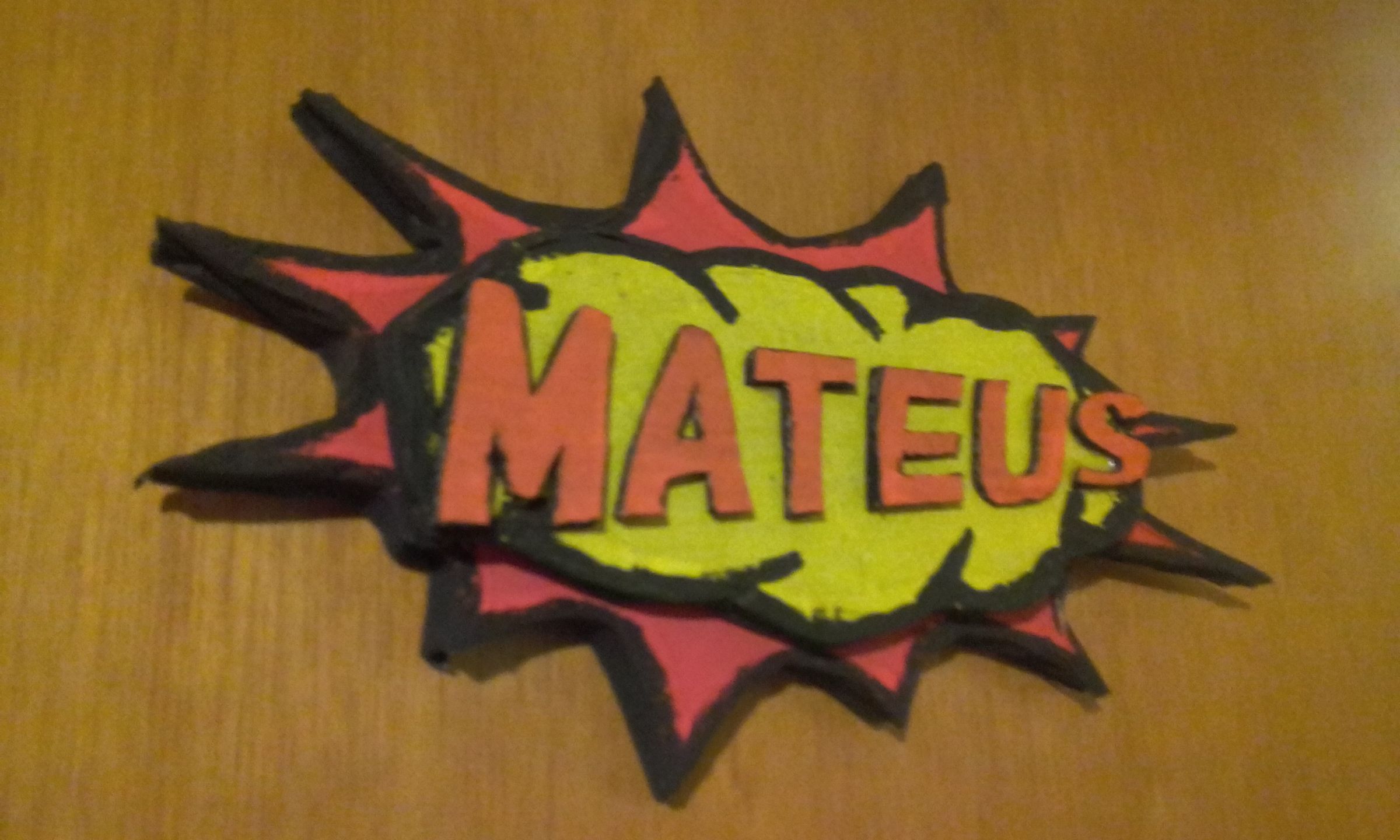 Comic Callout Door Sign : 4 Steps (with Pictures) - Instructables