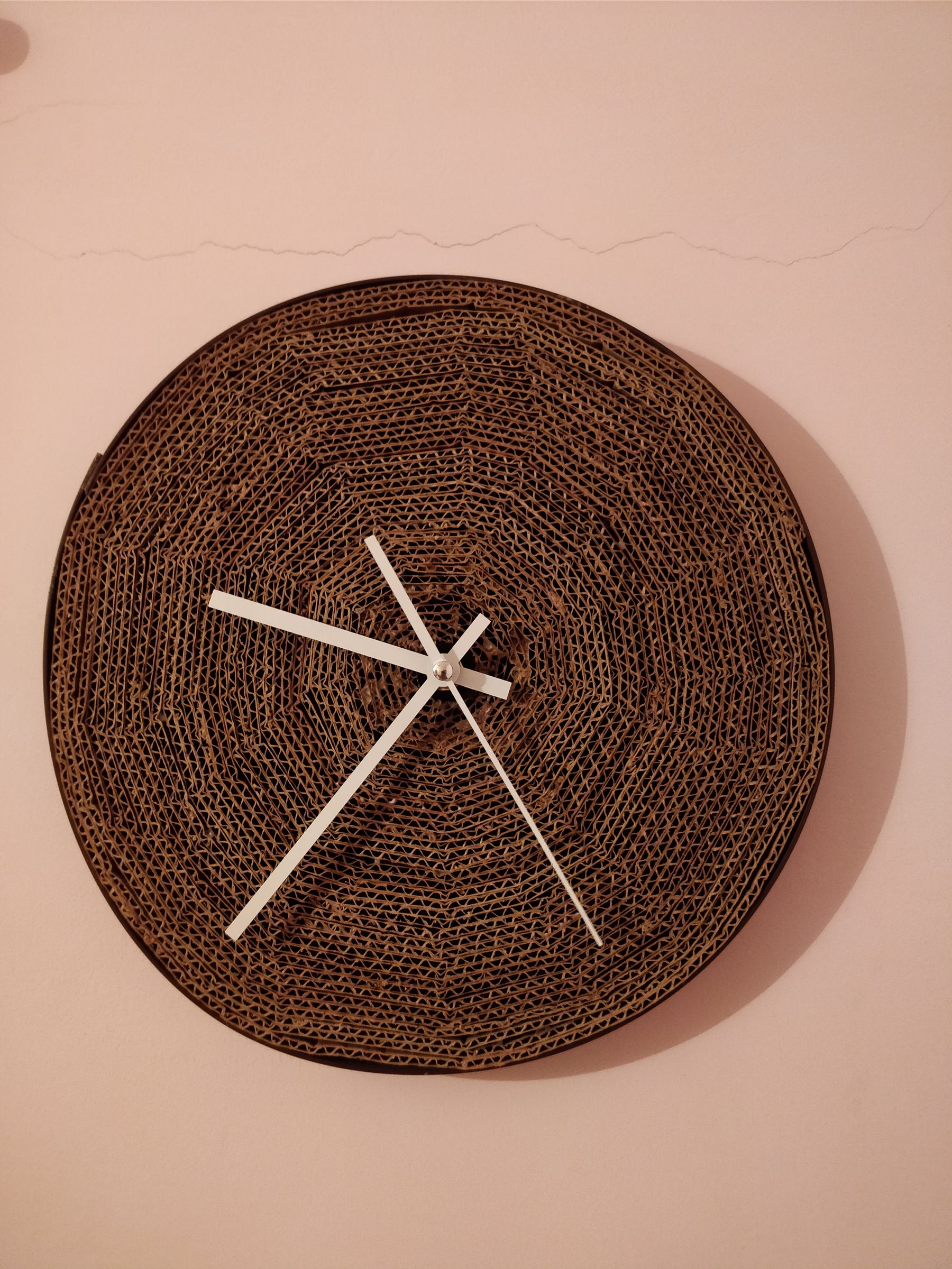 Cardboard Wall Clock : 12 Steps (with Pictures) - Instructables