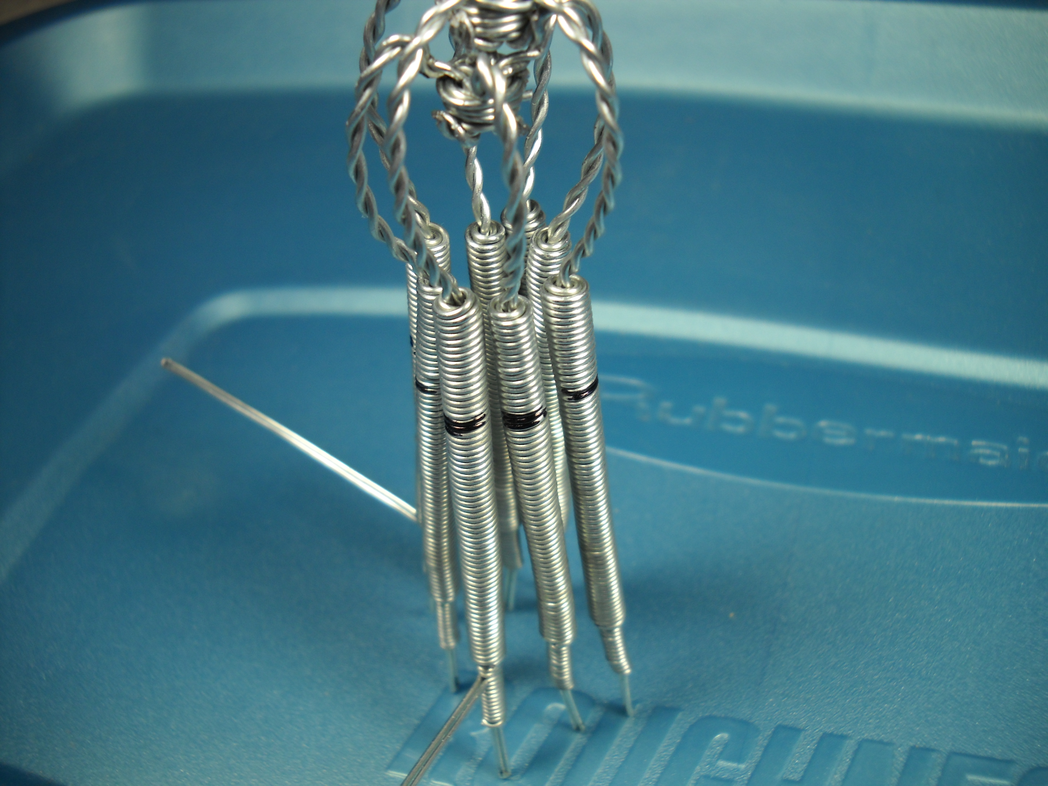 How to Make a Wire Octopus Sculpture (simplified). Cheap and Easy But ...