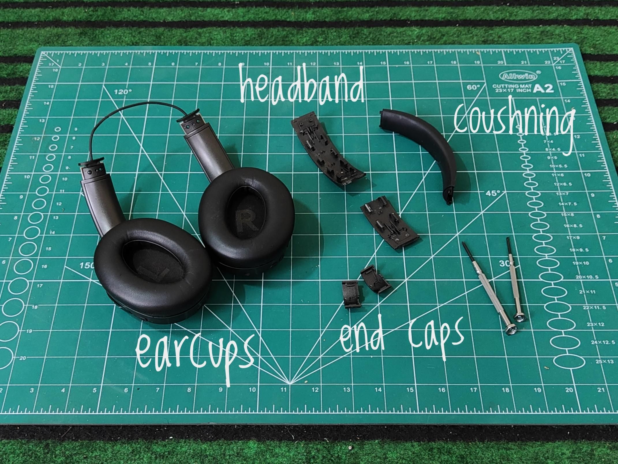 DIY Headphone Repair- Designing Custom Replacement Part : 16 Steps ...