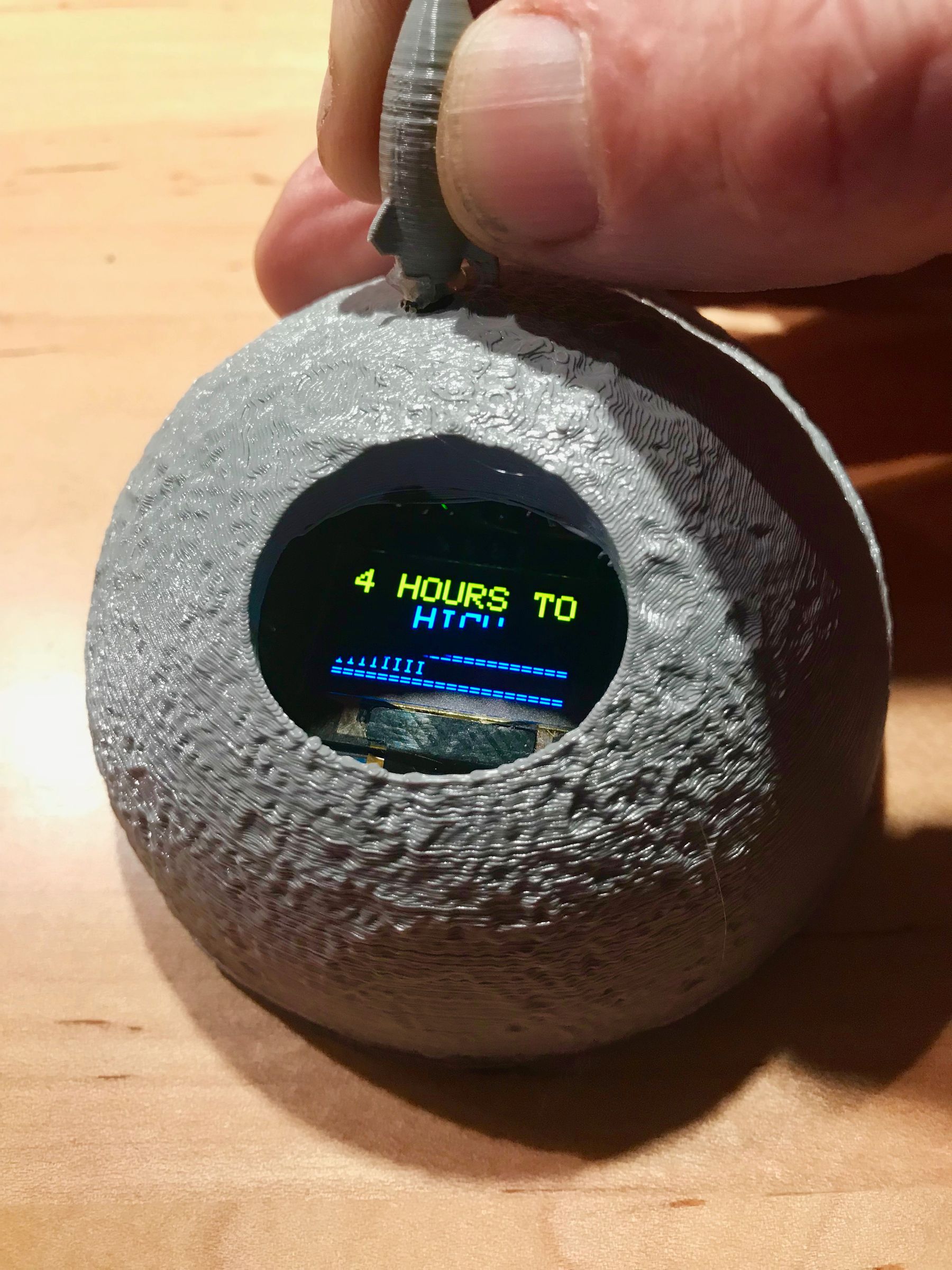 Tiny Moon Tide Clock : 5 Steps (with Pictures) - Instructables