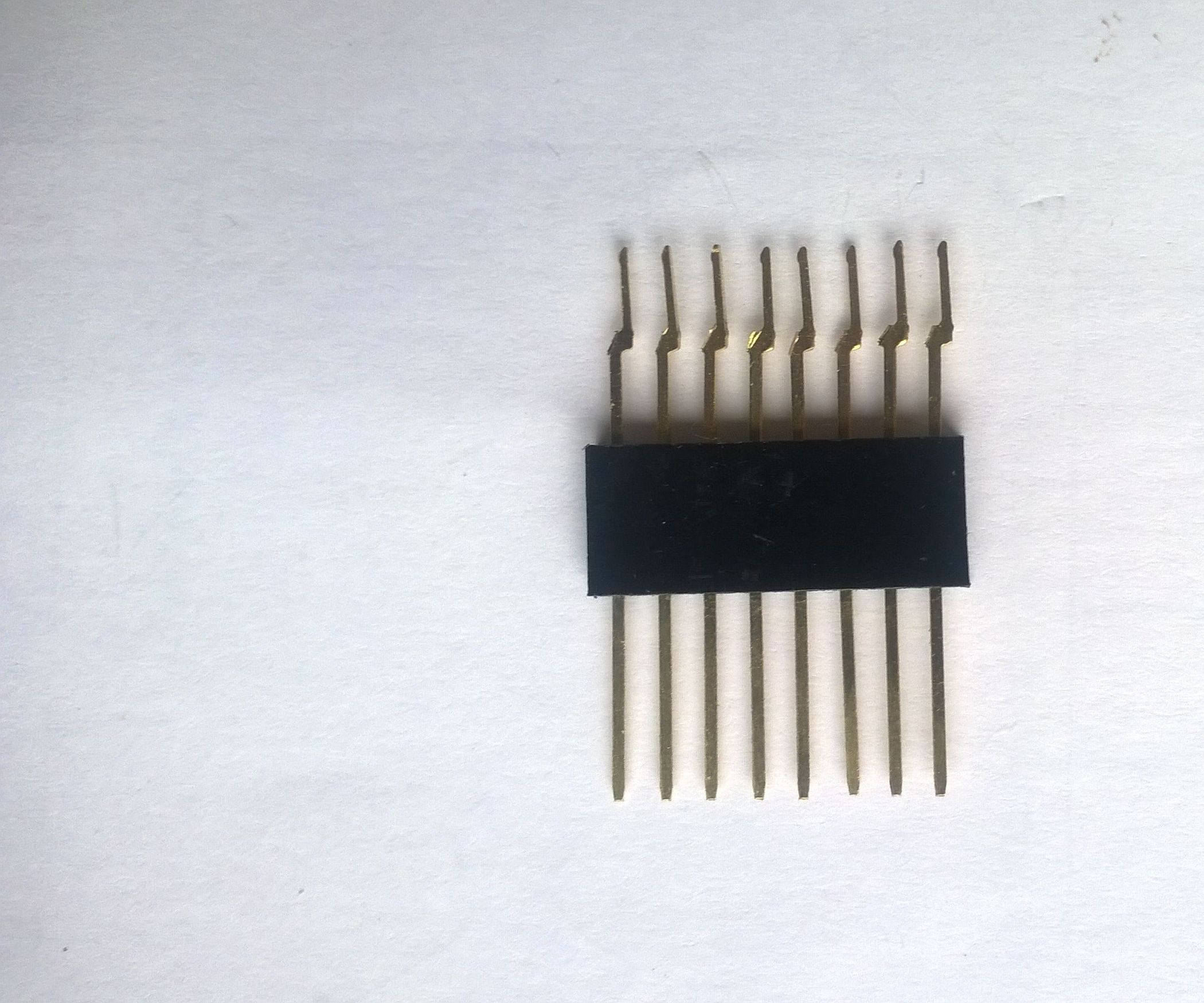 How to Make Offset 8-pin Headers for the Digital Side of an Arduino ...