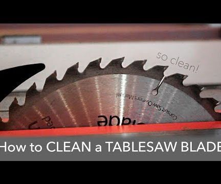 How to Clean a Table Saw Blade : 5 Steps (with Pictures) - Instructables