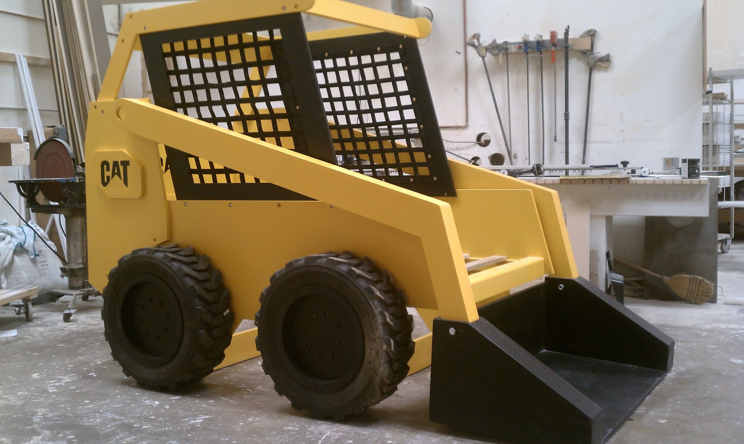 Building a Dump Truck Bed With Front Loader Book Shelf : 7 Steps (with ...