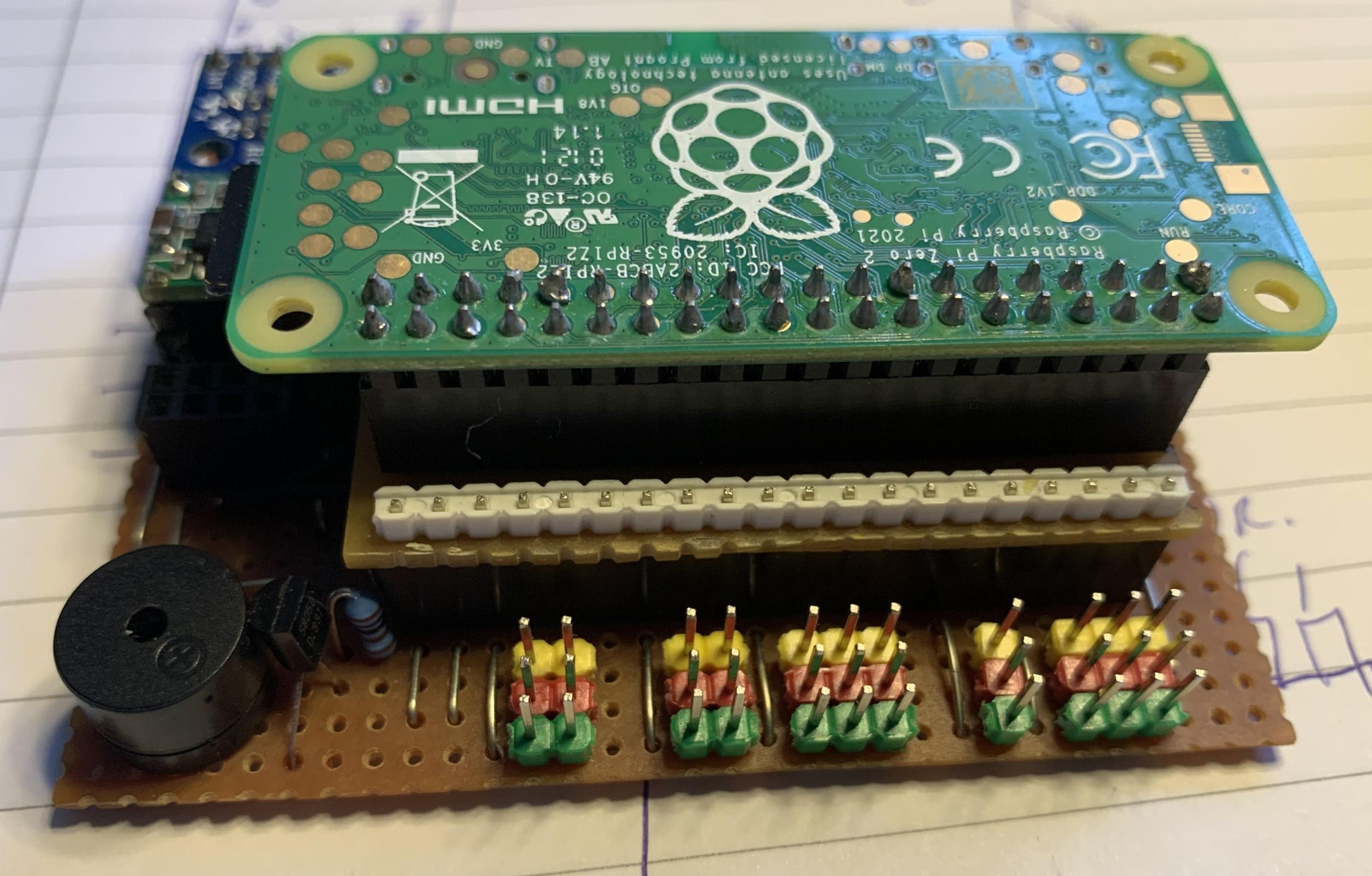 Raspberry Pi Zero 2W Robot Controller Board for L0Cost Robots Built on ...