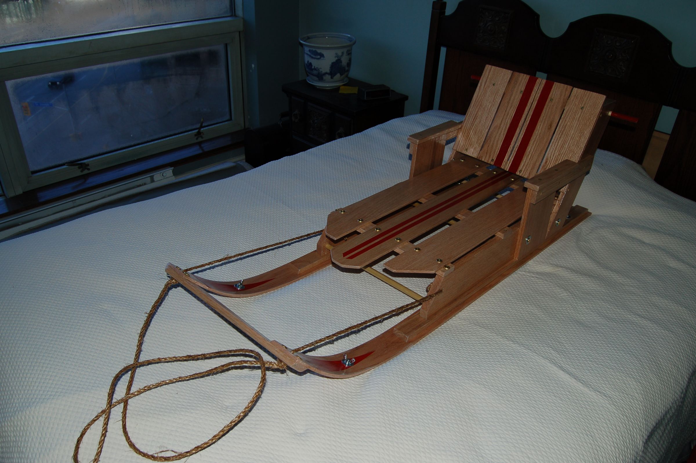 Convertible Oak Child Sled - Simple Design / Basic Tools : 7 Steps ...
