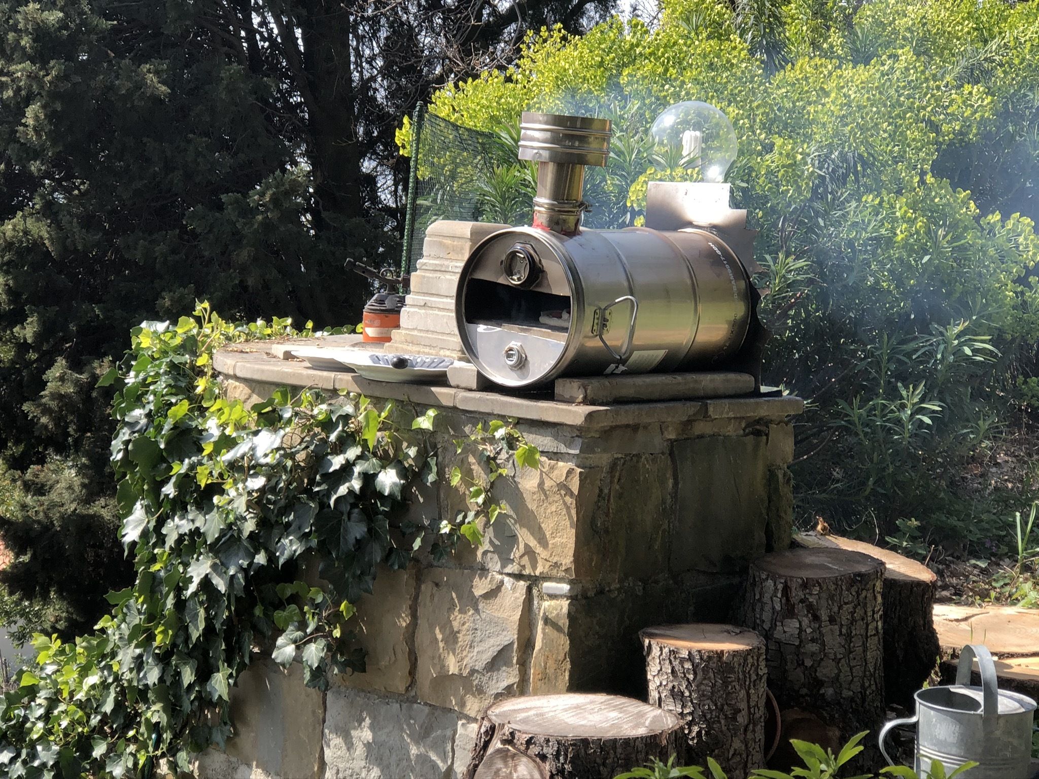 Small Experimental Portable Pizza Oven From Scrap : 3 Steps - Instructables