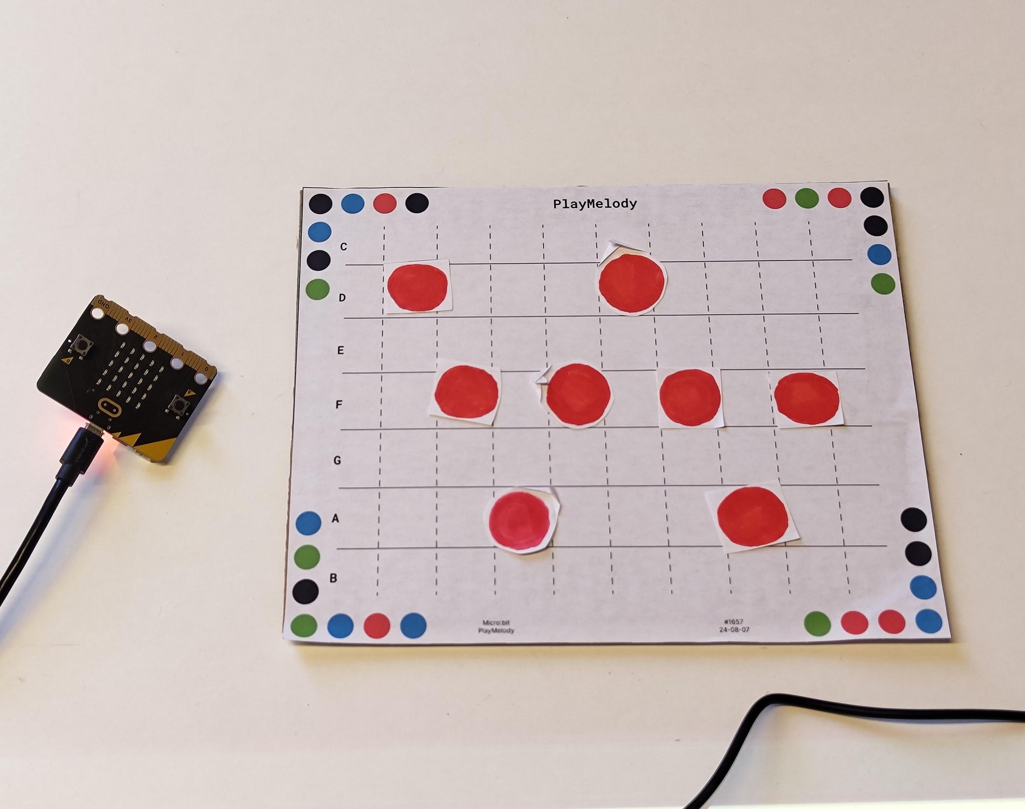 Micro:bit Note Sequencer With Paper Playground : 10 Steps (with ...