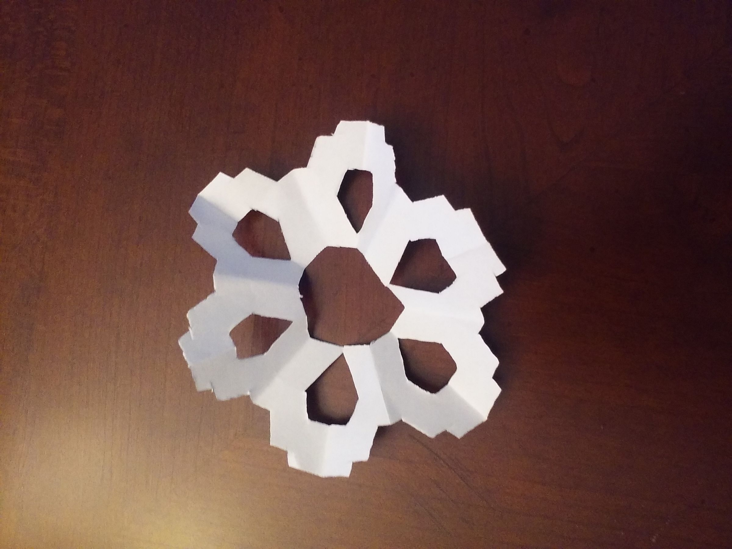 Origami Snowflake Base : 4 Steps - Instructables
