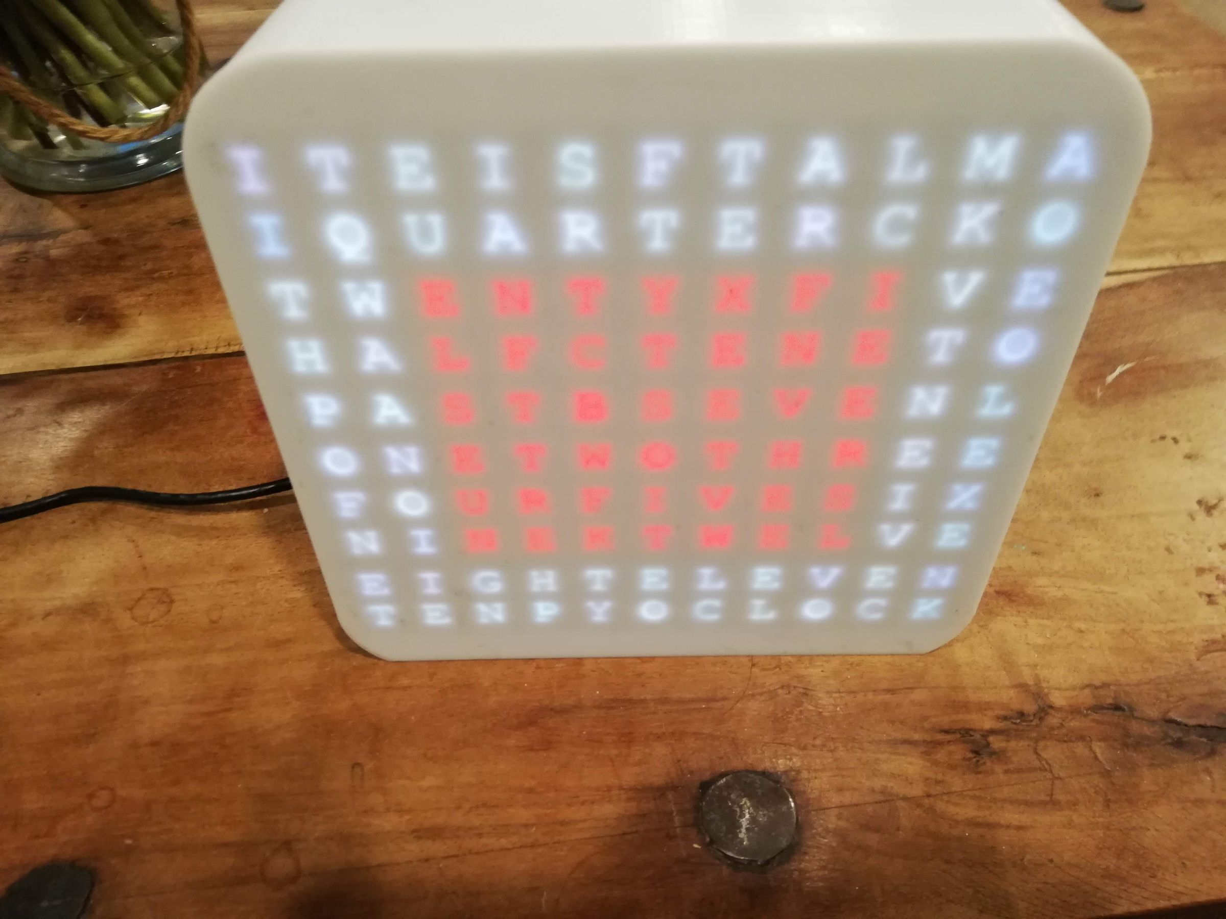 Animated Word Clock : 5 Steps (with Pictures) - Instructables