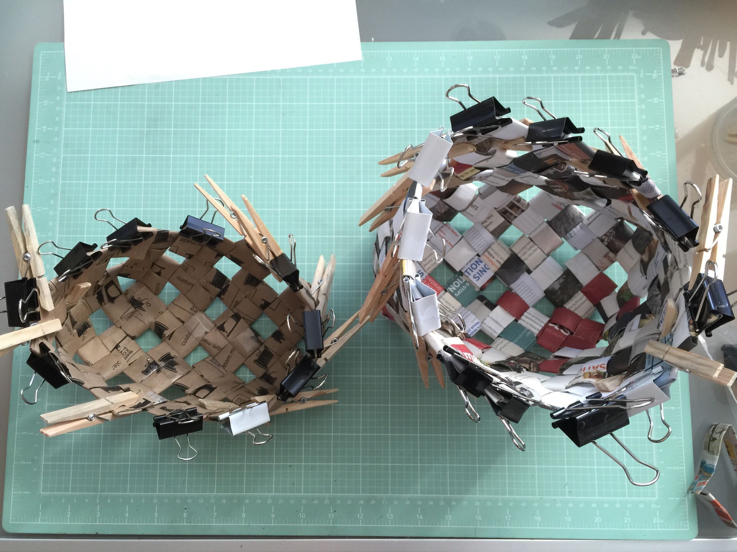 Woven Basket Made Out of Recycled Paper / Junk Mail : 8 Steps (with ...