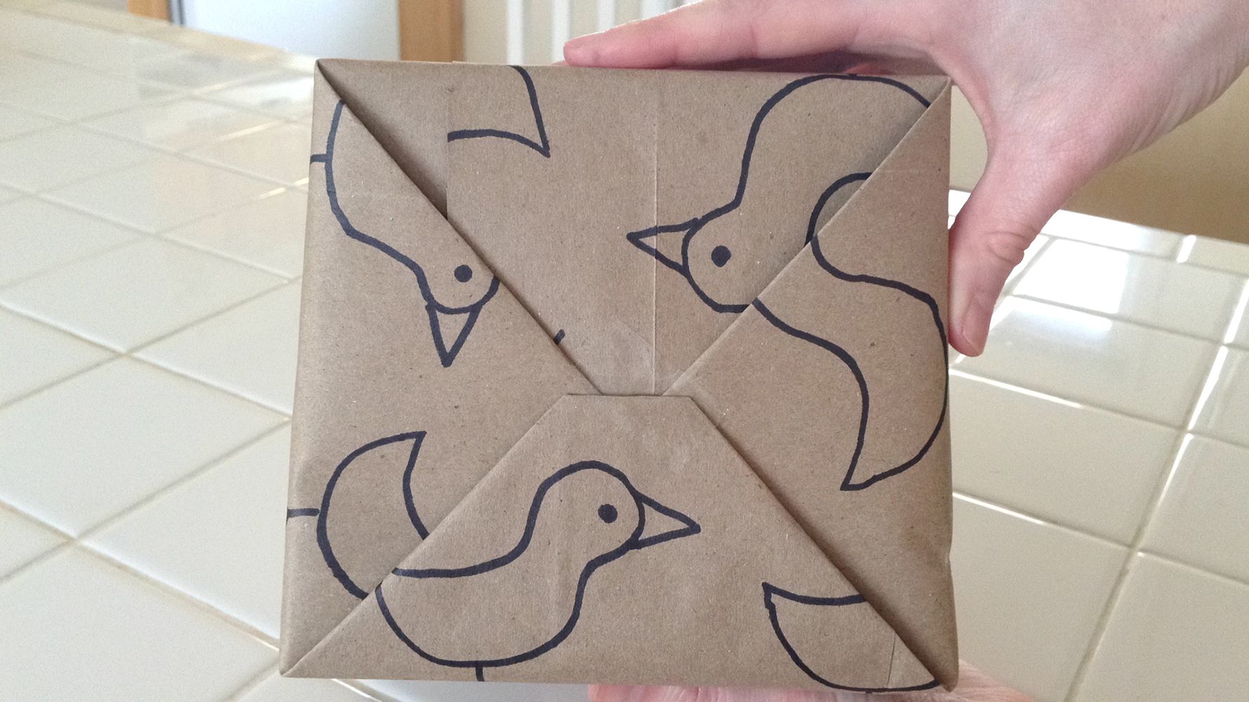 Grocery Bag Wrapping Paper : 8 Steps (with Pictures) - Instructables