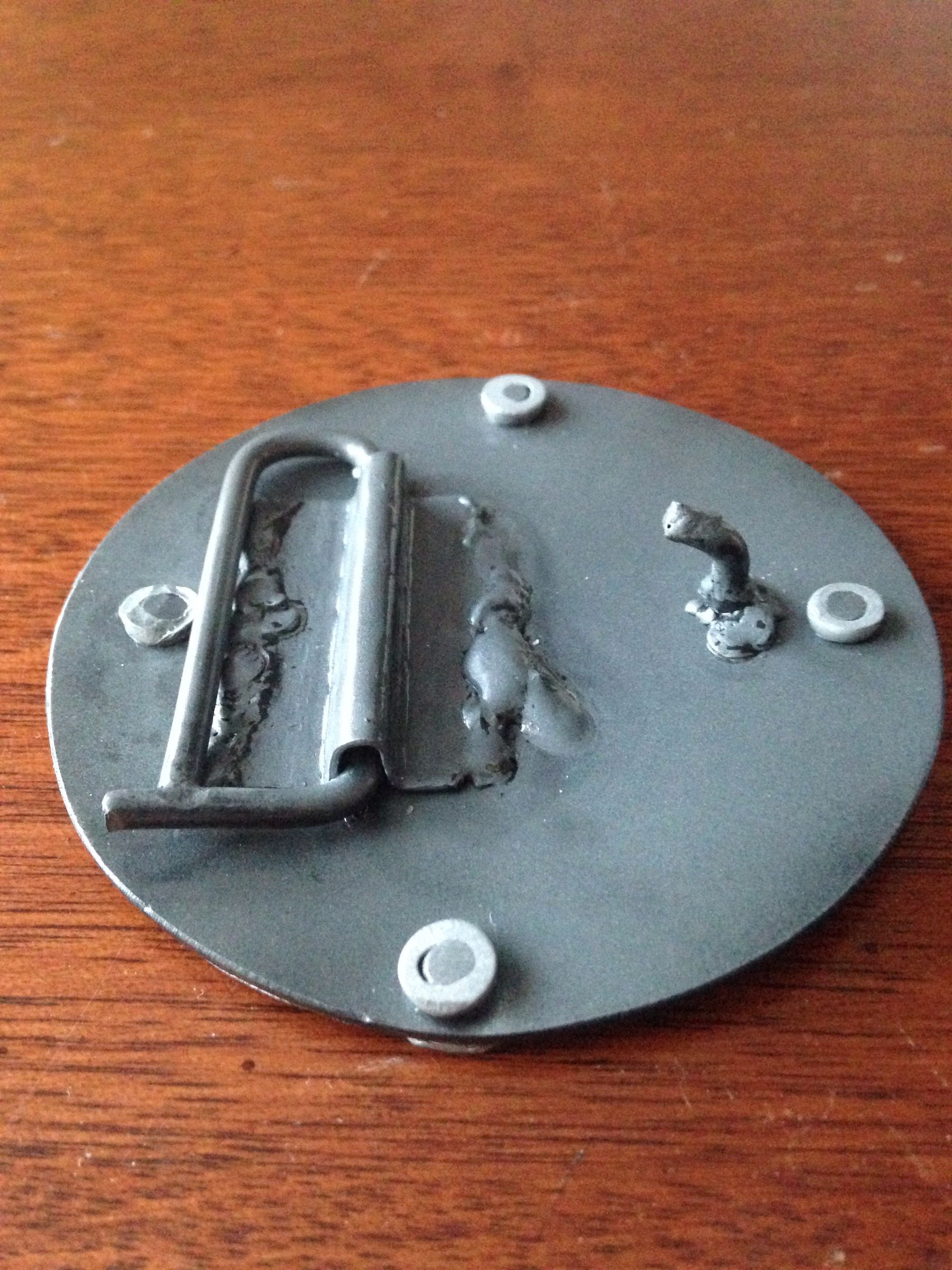 Belt Buckle From Trail Marker : 3 Steps - Instructables