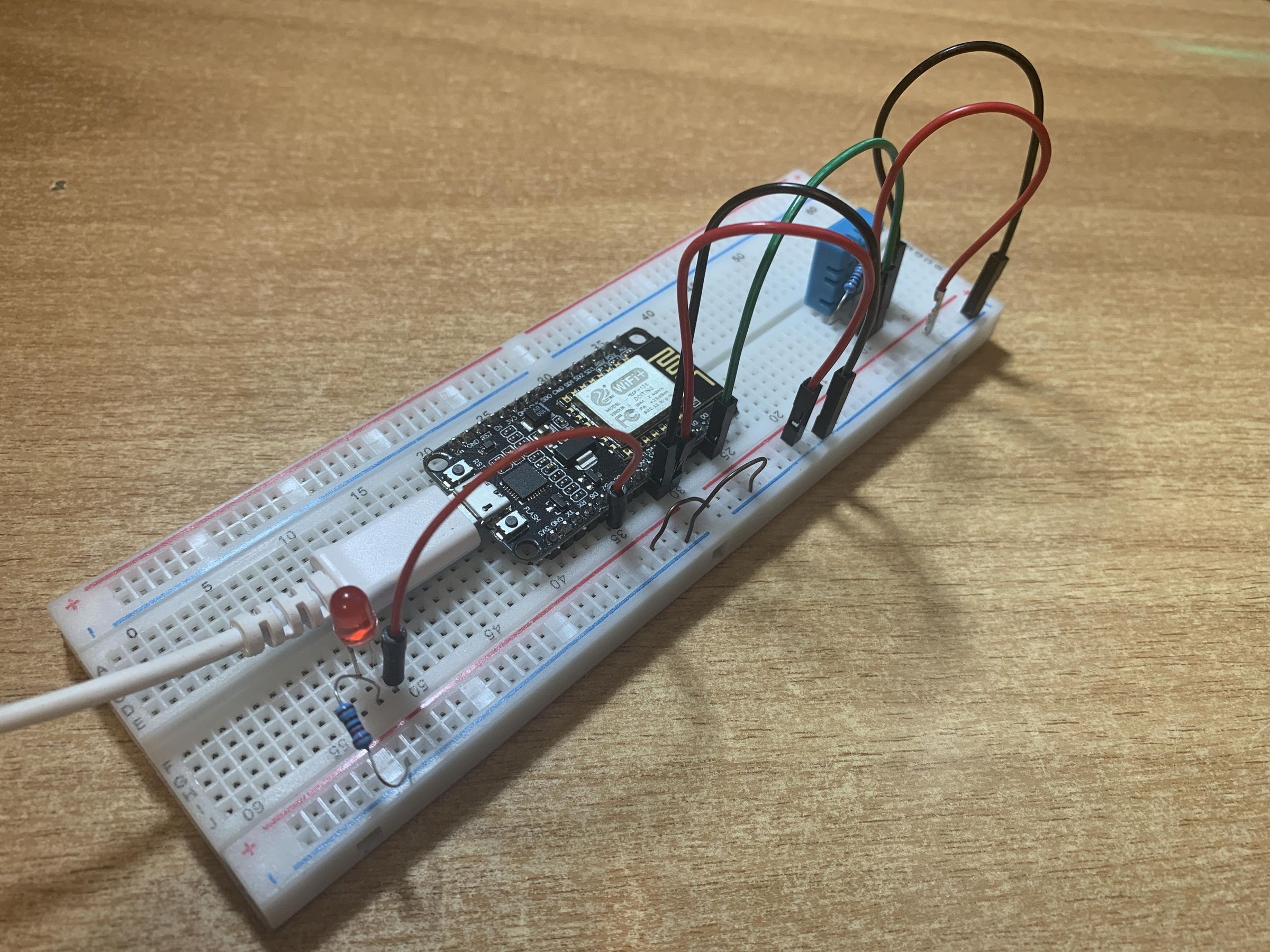 Local Web Server With ESP8266 | DHT11 | Measuring Temperature & Humidity : 4 Steps - Instructables