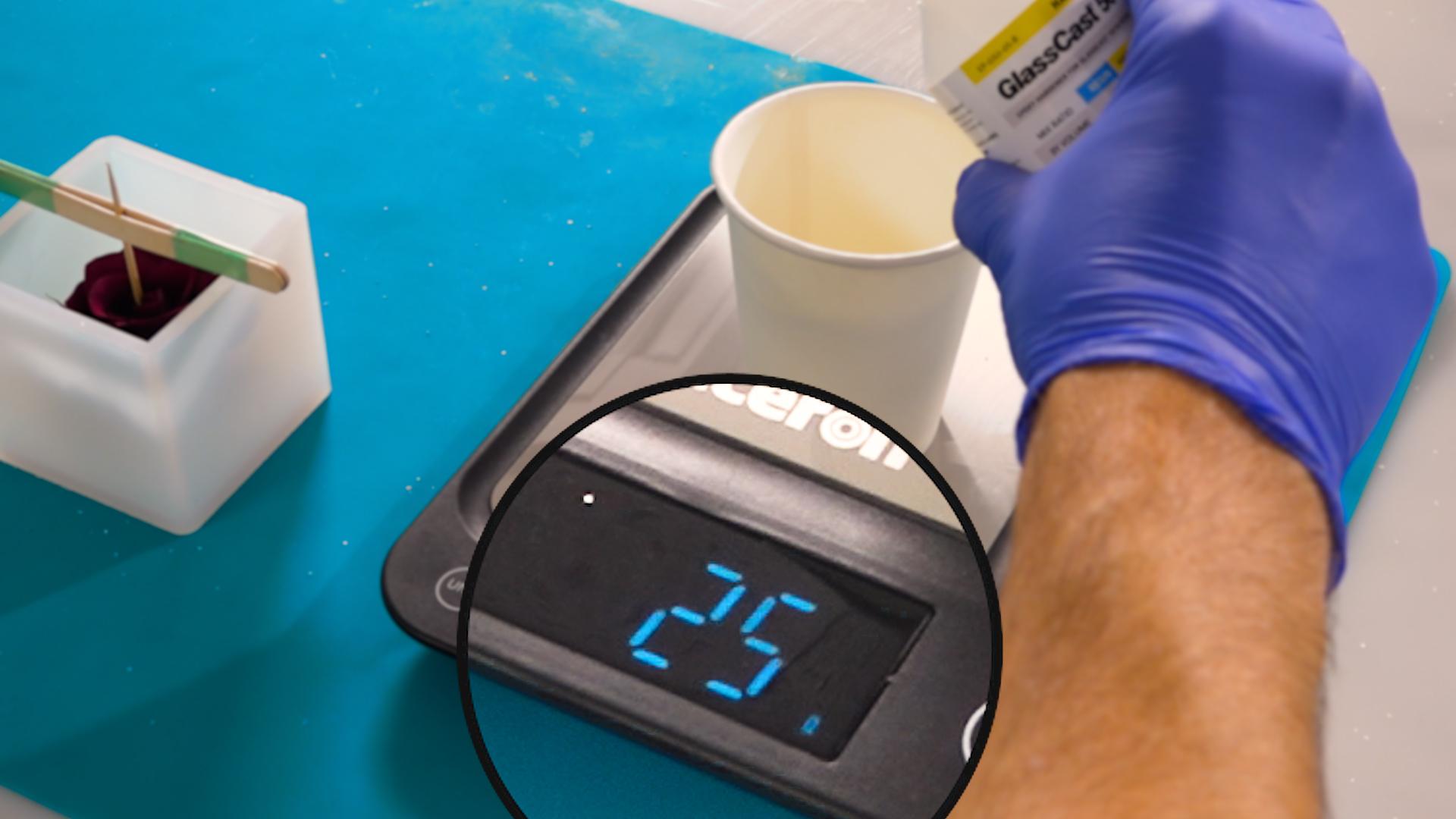 How to Cast Flowers in Epoxy Resin - DIY Resin Rose Paperweight! : 8 ...