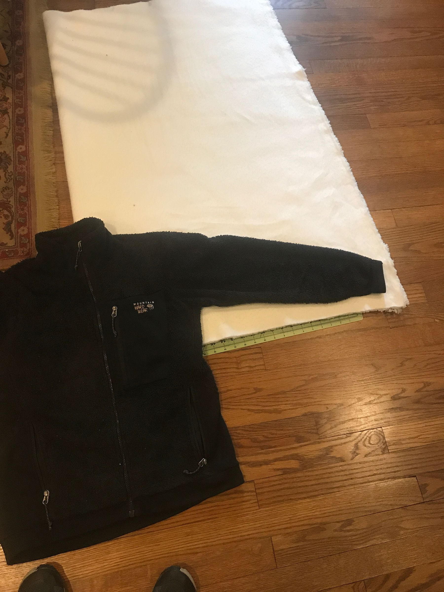 45 Minute Simple Fleece Jacket : 3 Steps - Instructables