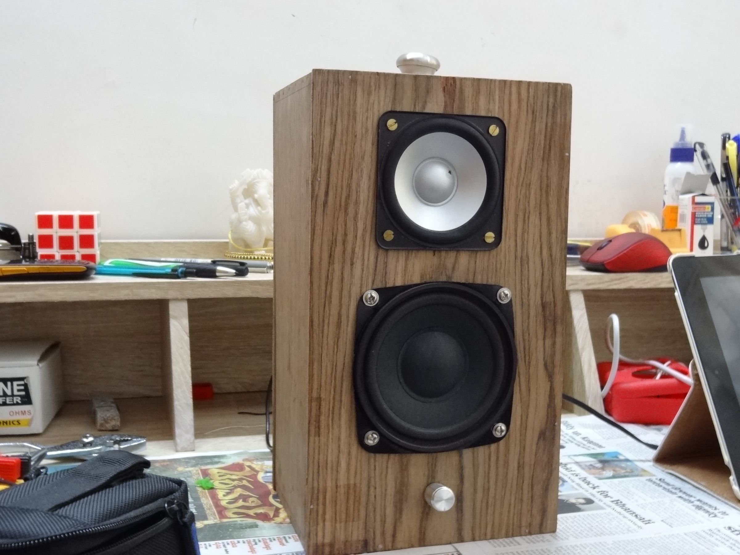 Wooden Bookshelf Speaker With Bluetooth : 3 Steps (with Pictures ...