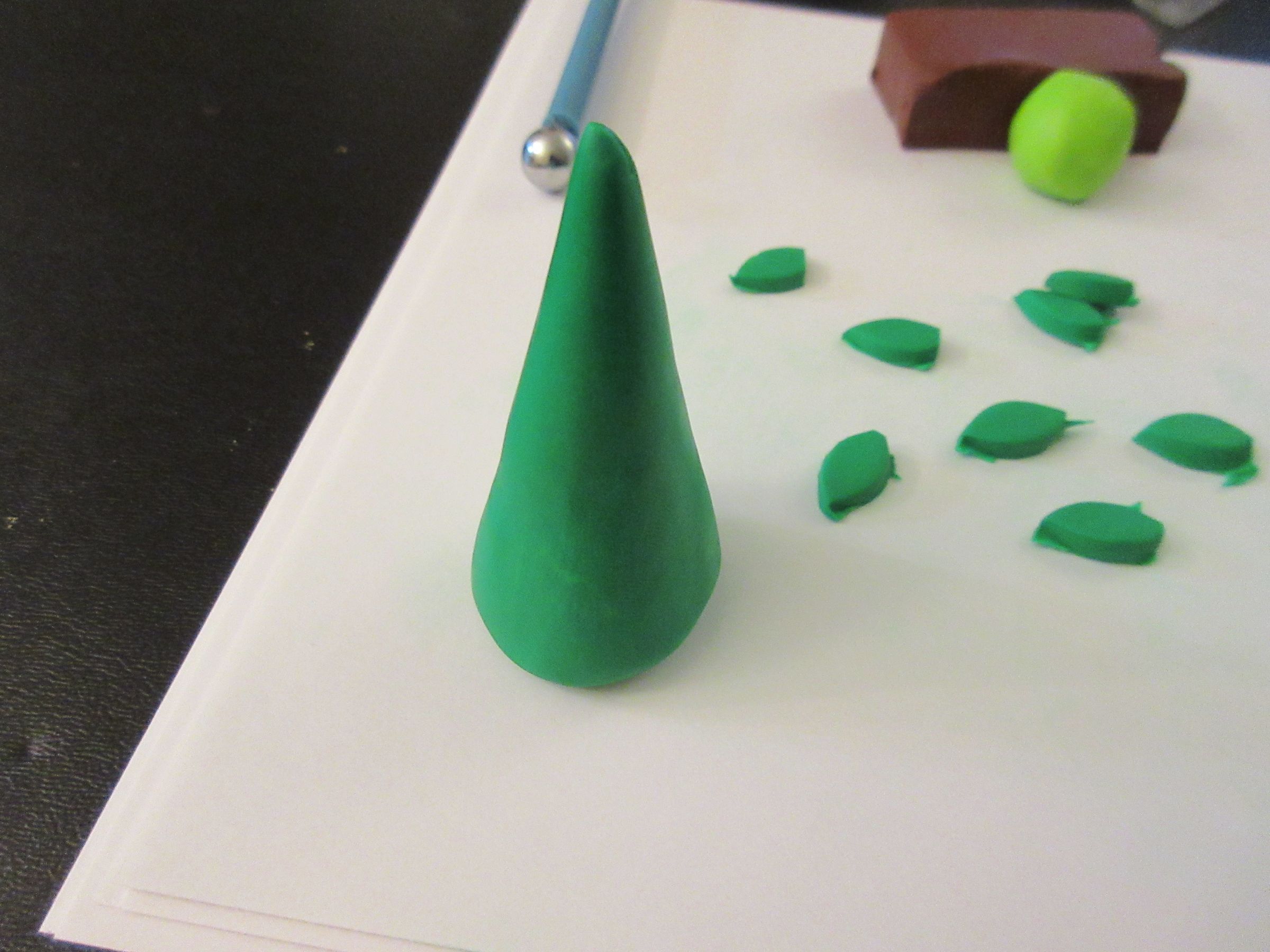 Polymer Clay Christmas Tree With Hanging Ornaments : 10 Steps (with ...