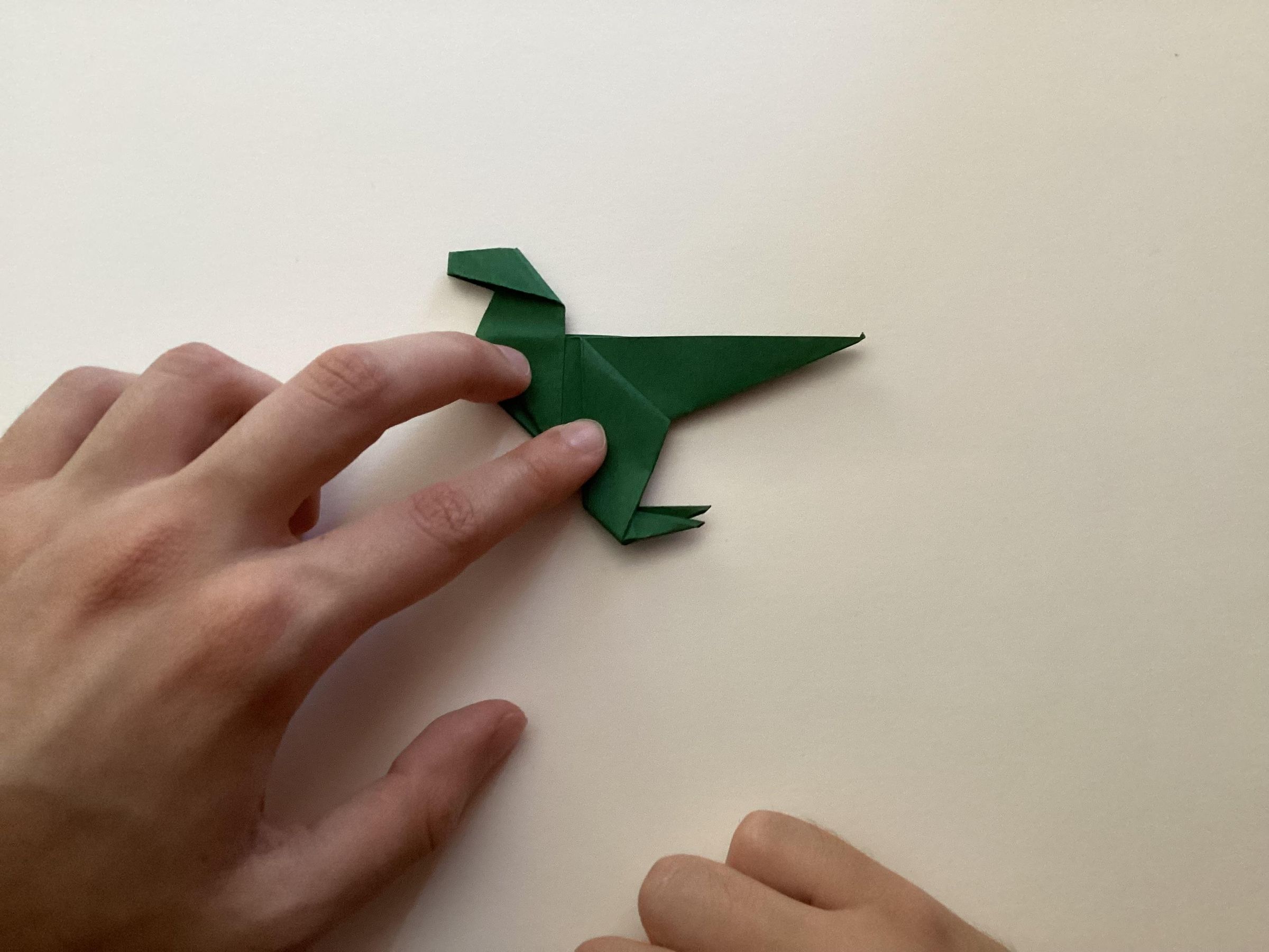 Origami Velociraptor : 12 Steps - Instructables