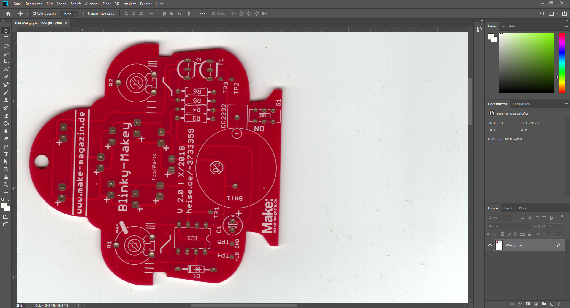 Enclosure for the Blinky Makey PCB : 8 Steps (with Pictures ...