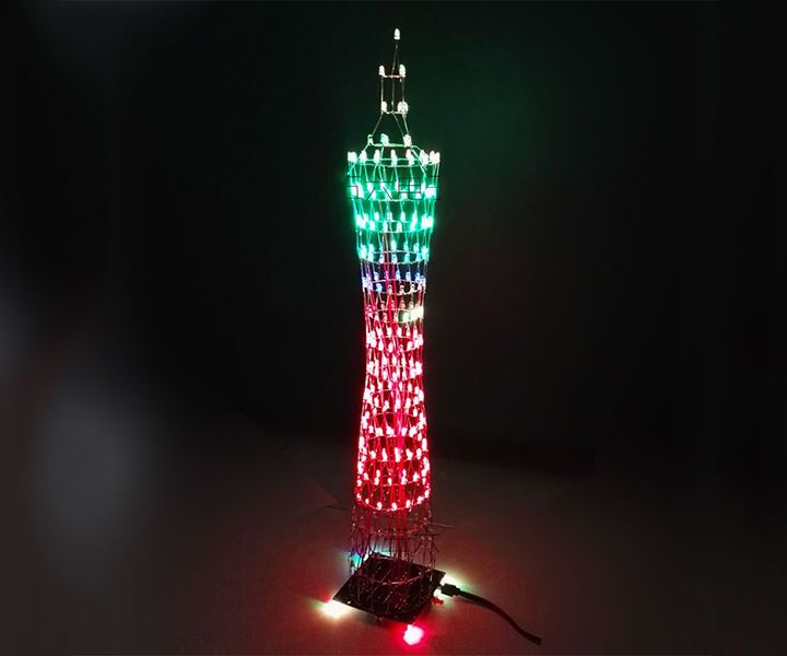 Build a Colorful LED Tower Display Rhythm Lamp Light DIY Kits : 10 ...