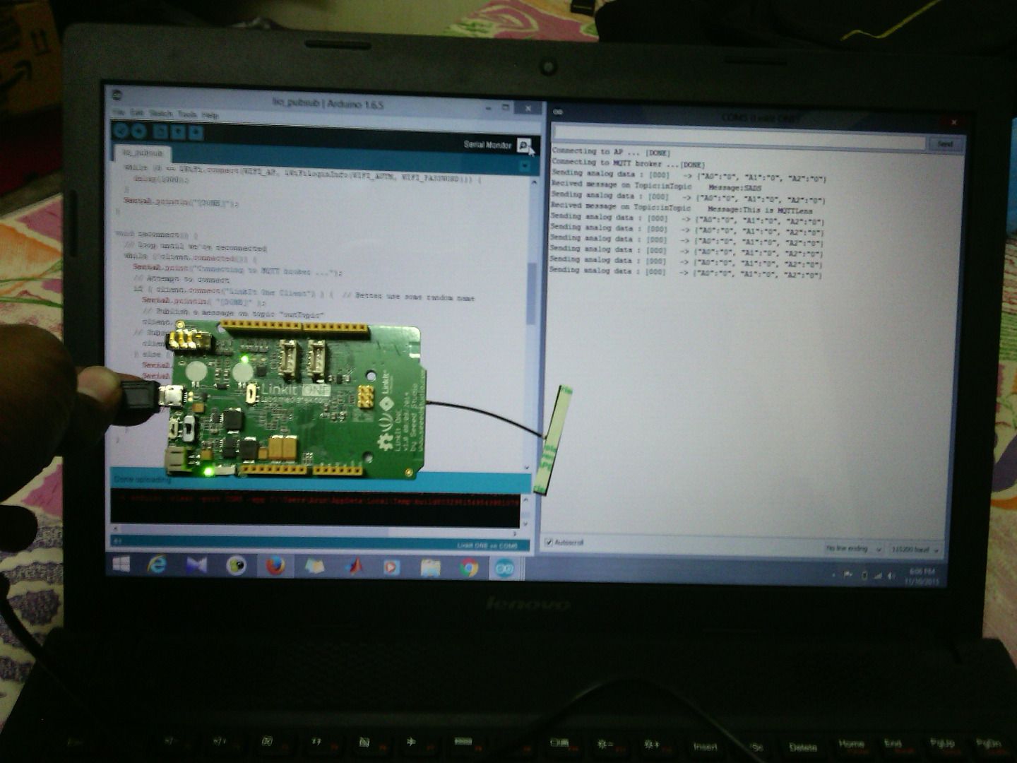 LinkIt One + MQTT = First Step to IoT : 4 Steps - Instructables