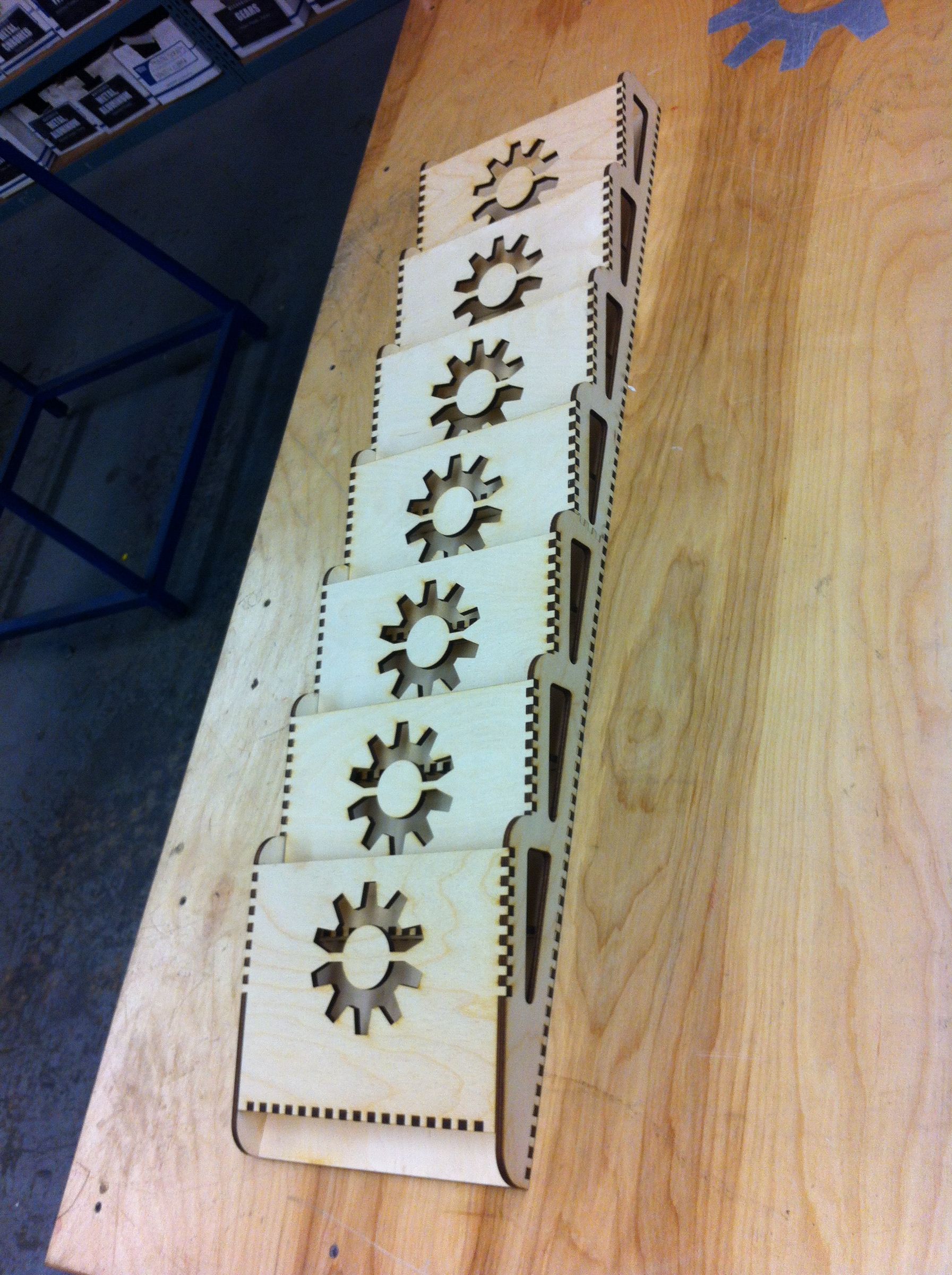 How to Make a Wall-mounted Magazine Rack Using a Laser Cutter. : 3 ...